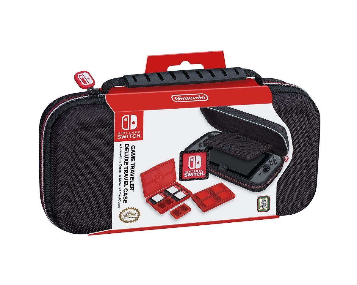 Nintendo Game Traveler Deluxe Travel Case Black - MaxGaming.com
