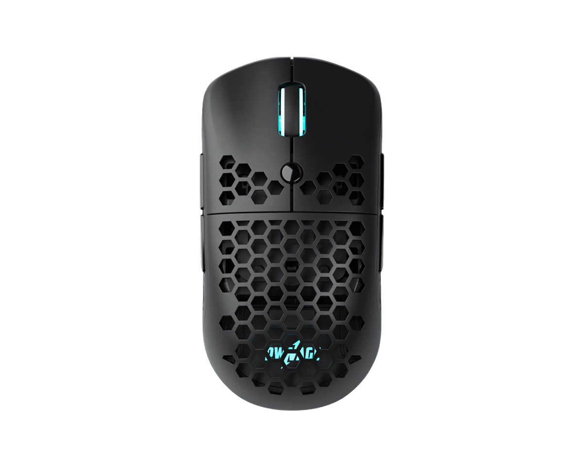 Pwnage Ultra Custom Ambi Wireless Gaming Mouse - Honeycomb - Black ...