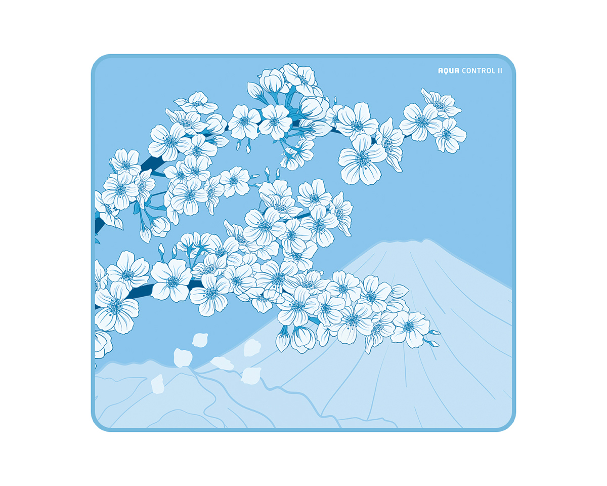 X-raypad Aqua Control II Mousepad - Sakura Blue - XL - MaxGaming.com