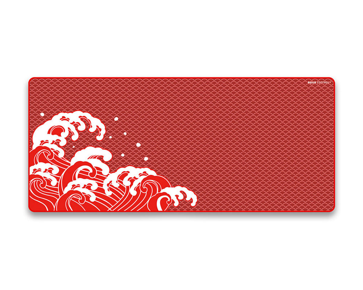 X-raypad Aqua Control Plus Mousepad - Wave - Fire - 2XL - MaxGaming.com