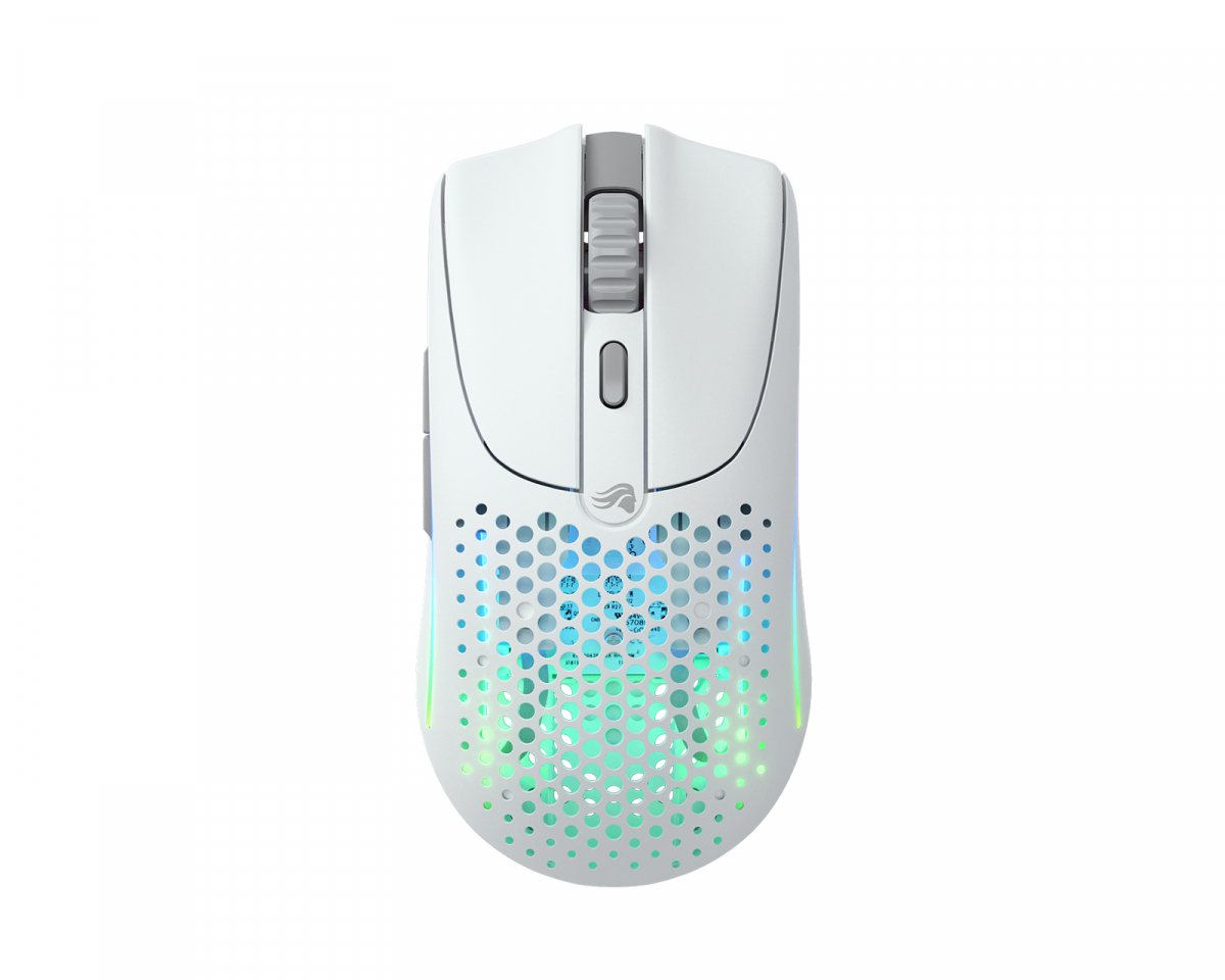 Glorious Model O 2 Wireless Gaming Mouse - Matte White - MaxGaming.com
