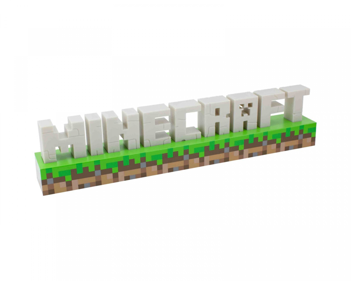 Paladone Minecraft Logo Light - Minecraft Light - MaxGaming.com