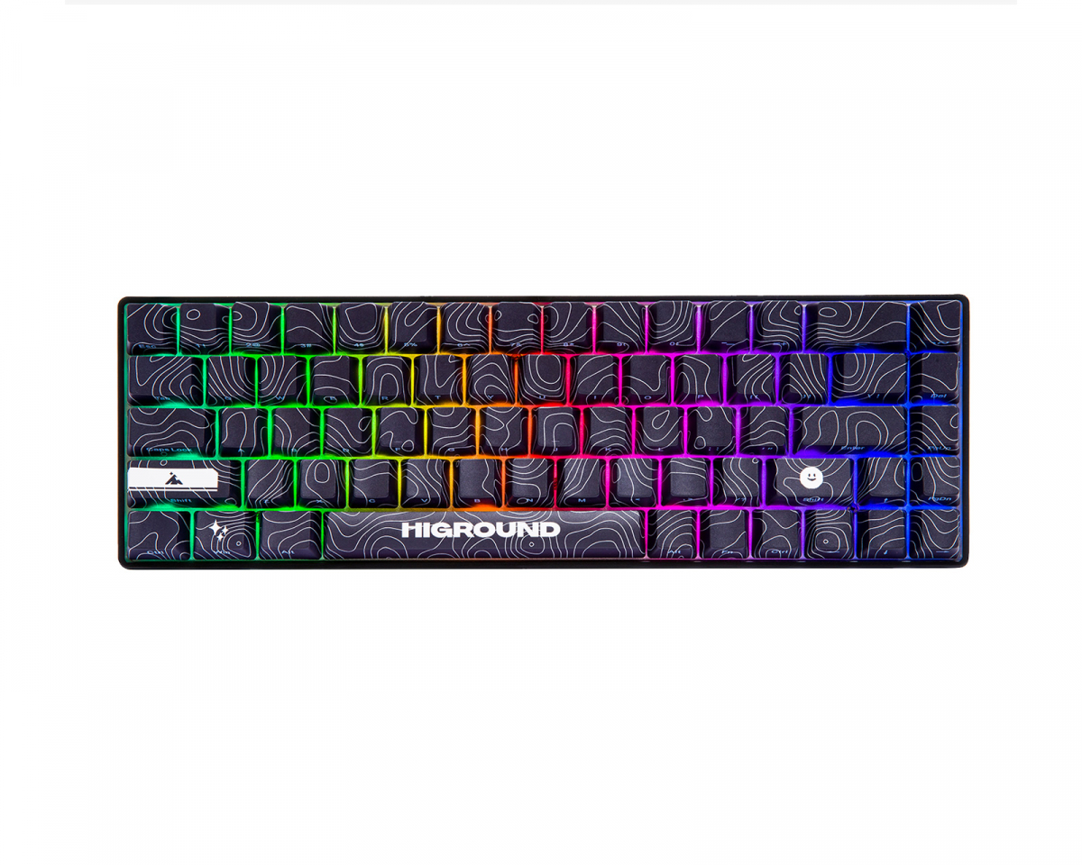 Higround BLACKICE Base 65 Gaming Keyboard - Hotswap [White Flame ...