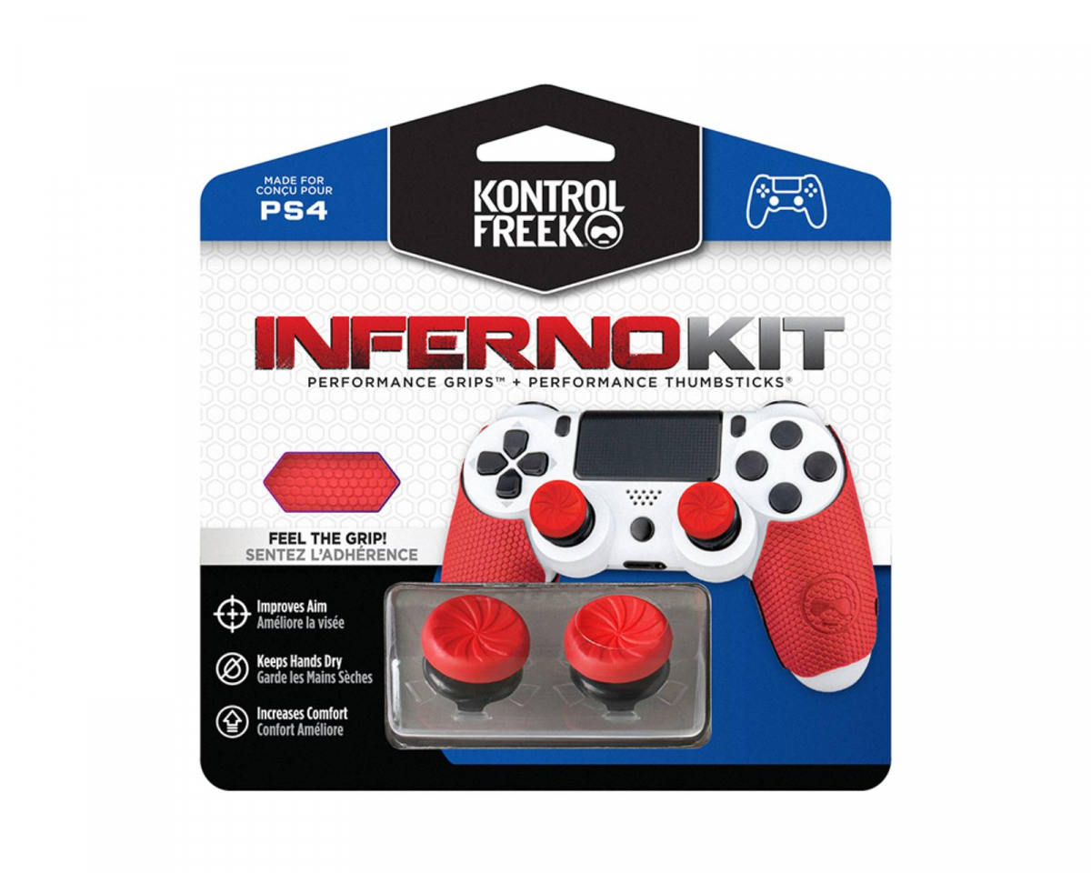 KontrolFreek Performance Kit Inferno - PS4 - MaxGaming.com