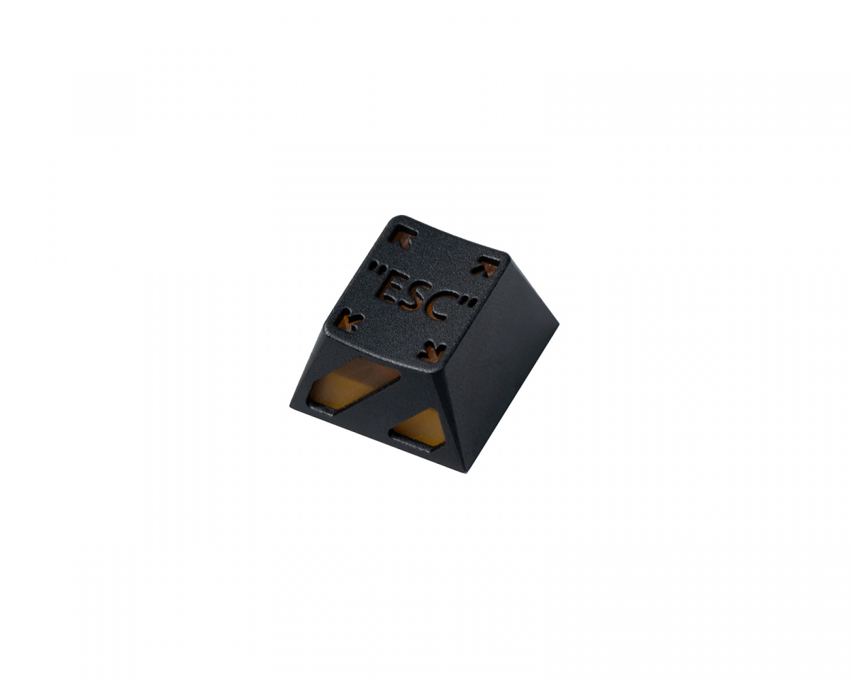 Keychron ESC Aluminum Alloy Artisan Keycap - Black/Orange - MaxGaming.com