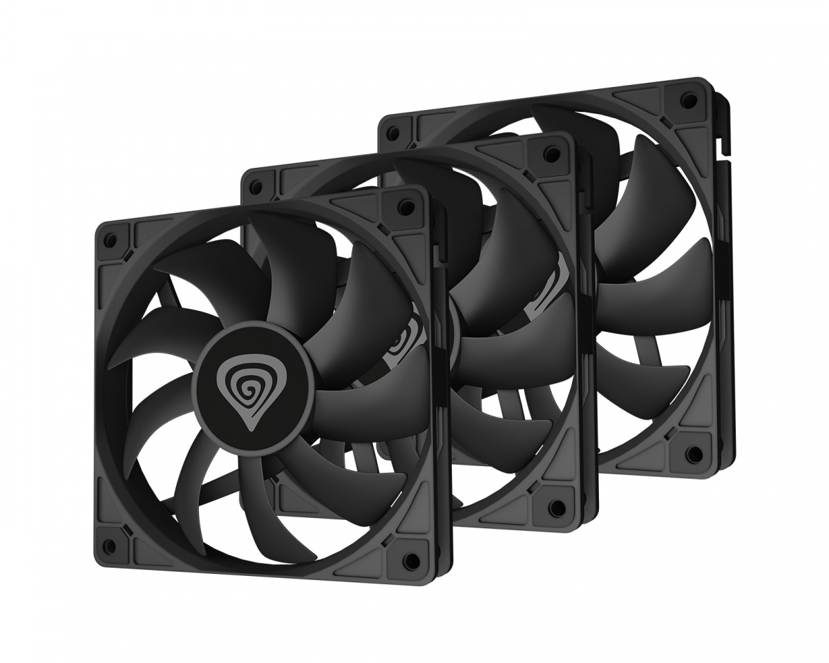 Genesis Oxal 120 PC Fan - 120mm (3-Pack) - MaxGaming.com