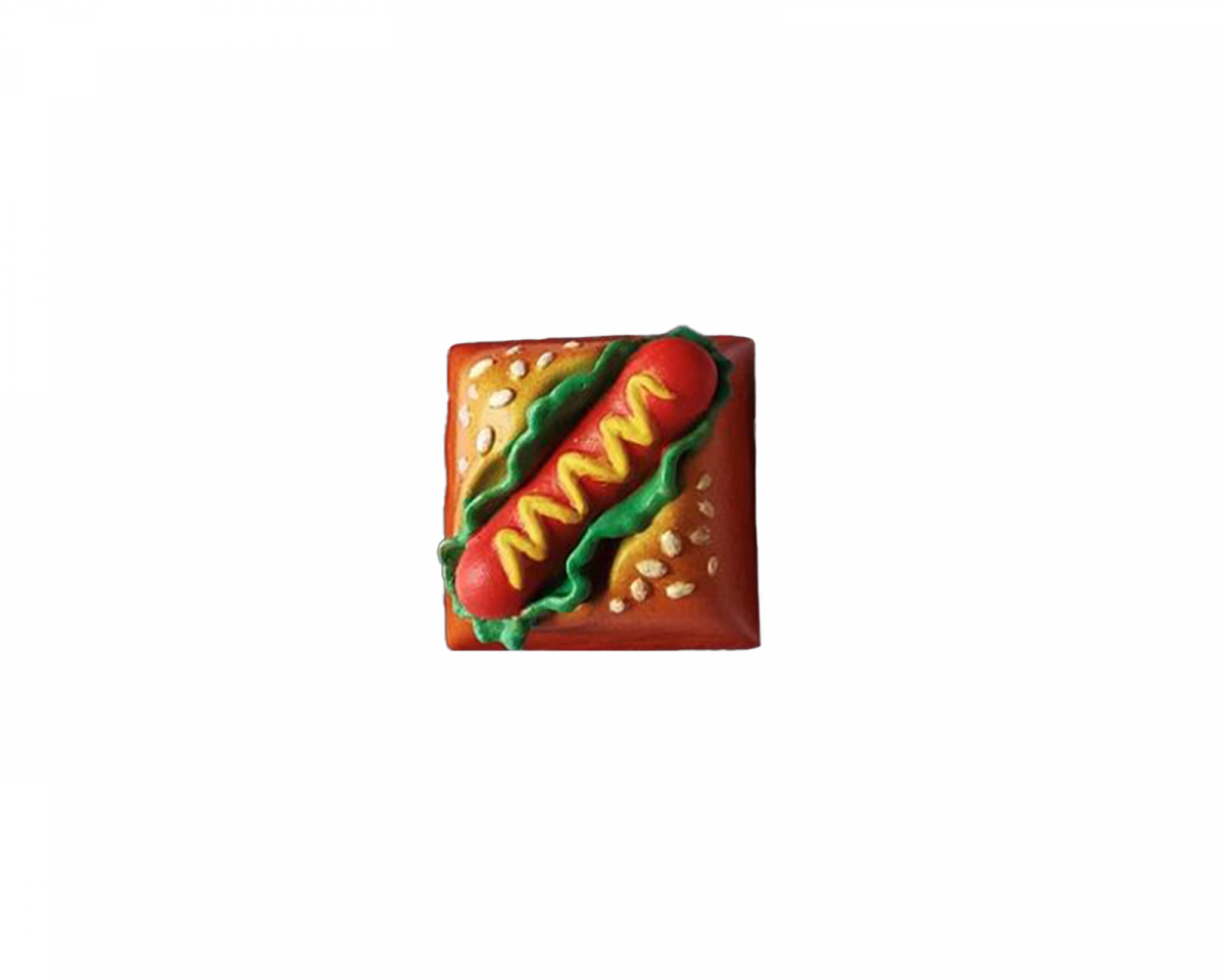 MaxCustom Artisan Keycap - Hot Dog - MaxGaming.com
