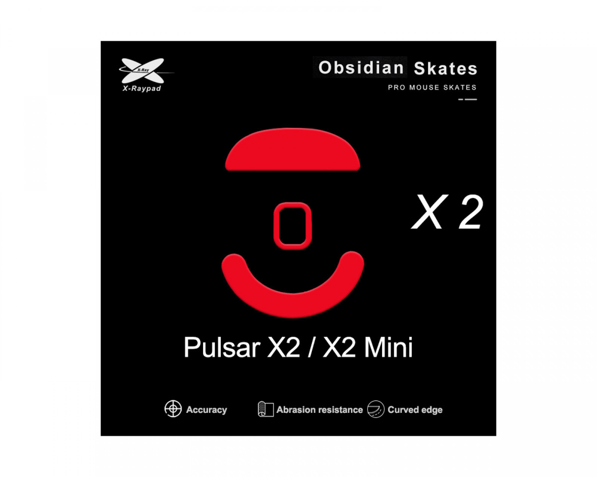 X-raypad Obsidian Mouse Skates Pulsar X2/X2 Mini/X2V2/X2H - MaxGaming.com