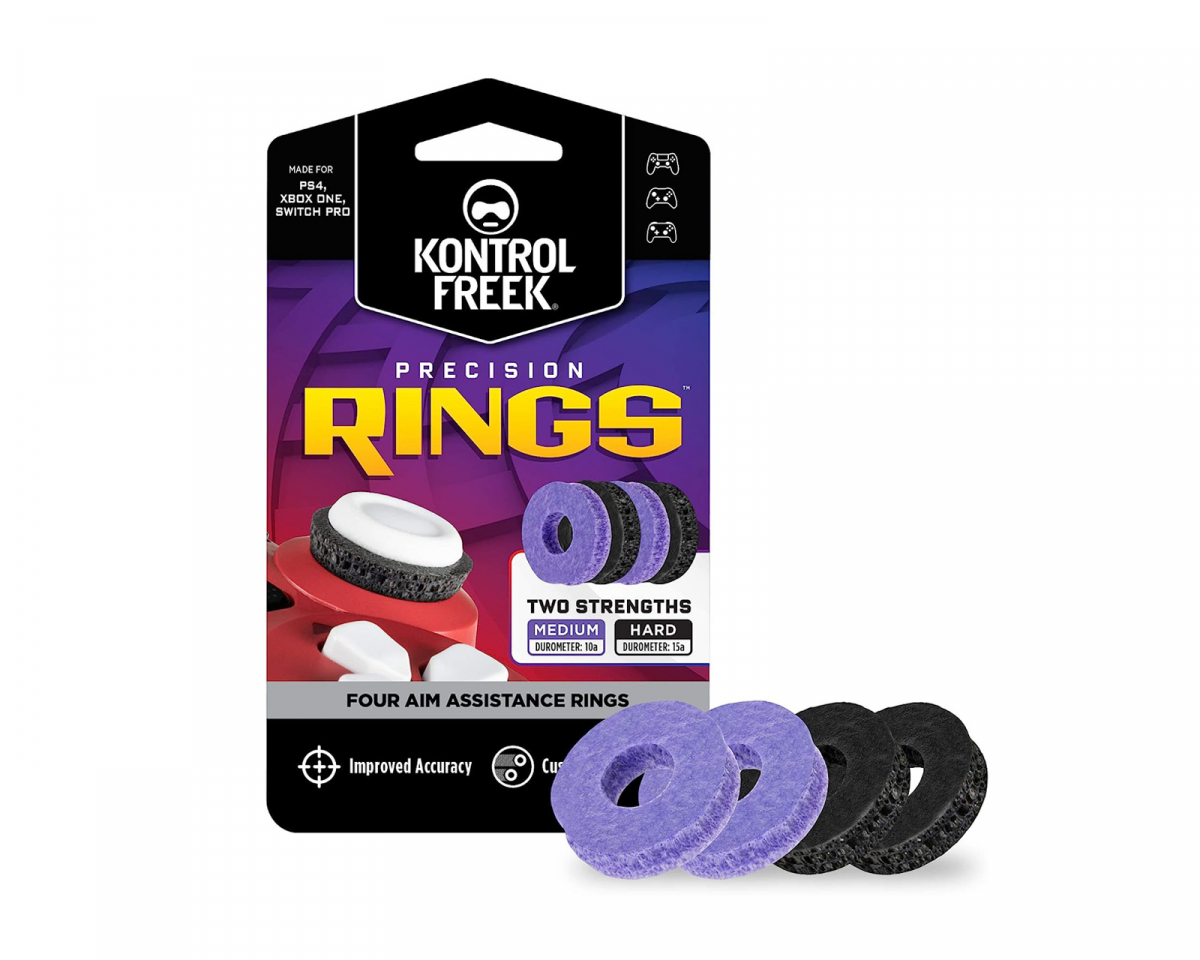 KontrolFreek Precision Rings - (Black/Purple) - MaxGaming.com