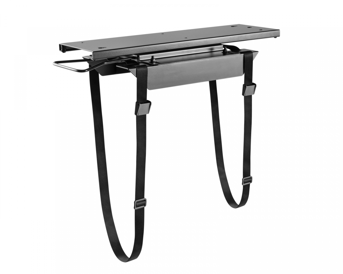 MaxMount Strap-On Under Desk PC Mount with Sliding Track - MaxGaming.com