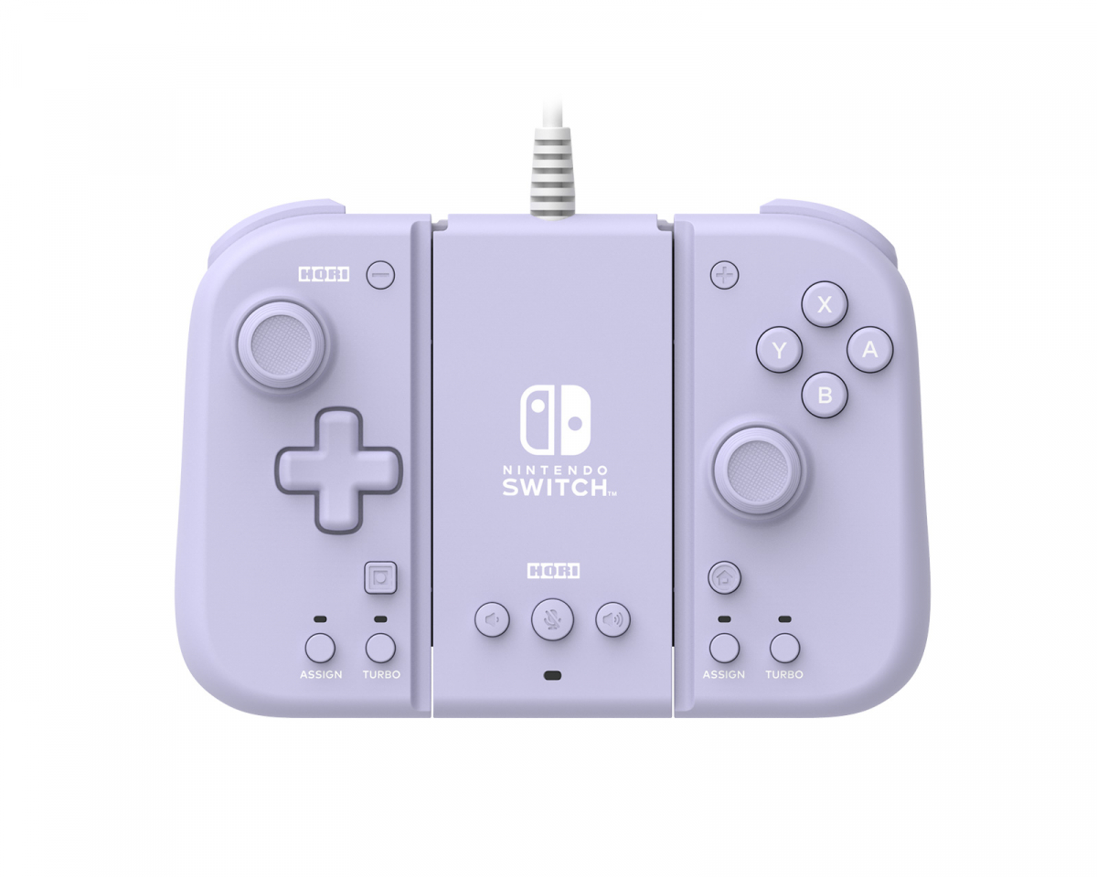 Hori Split Pad Compact Attachment Set - Lavender - MaxGaming.com