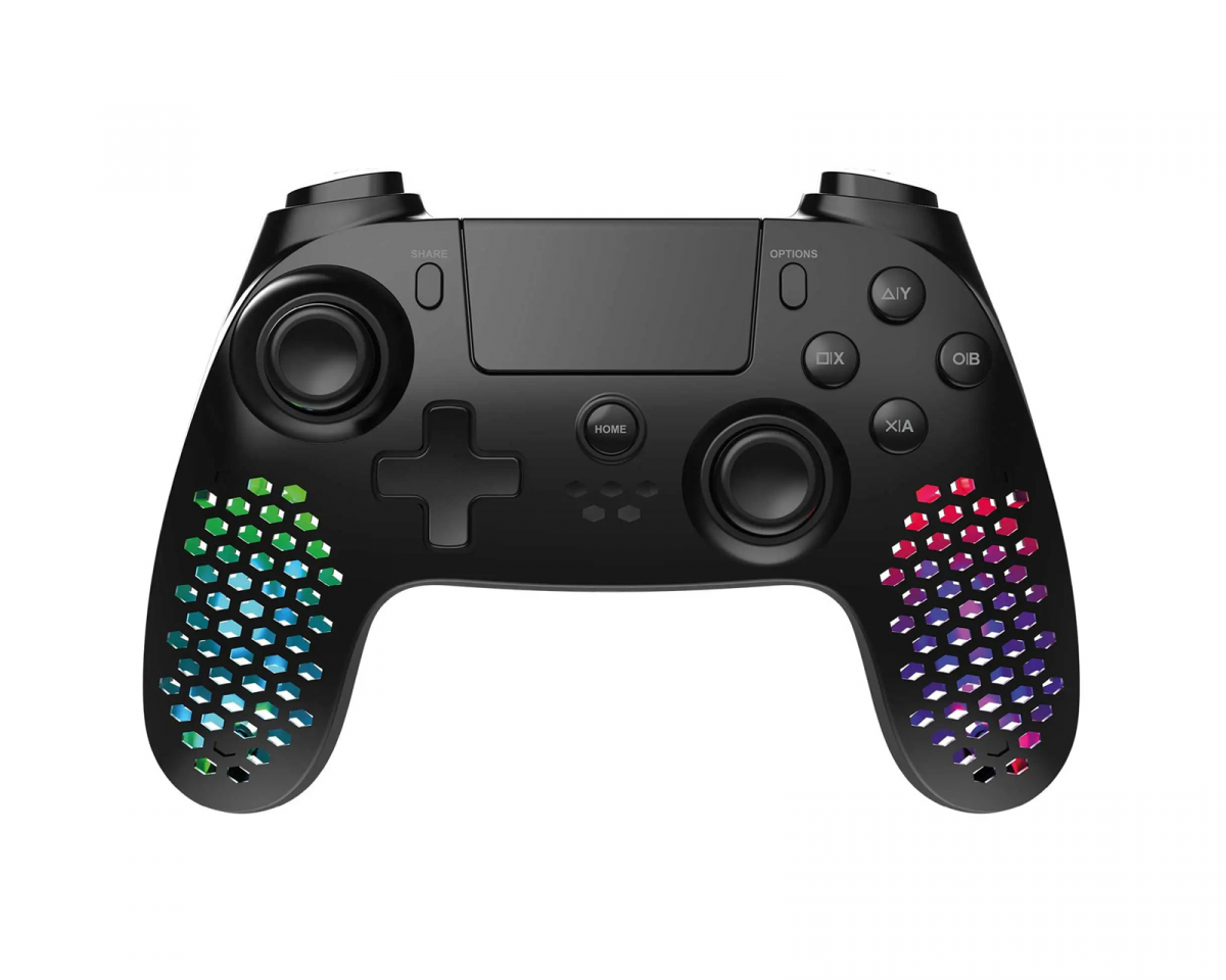 Subsonic Hexalight Wireless Controller - Black - MaxGaming.com
