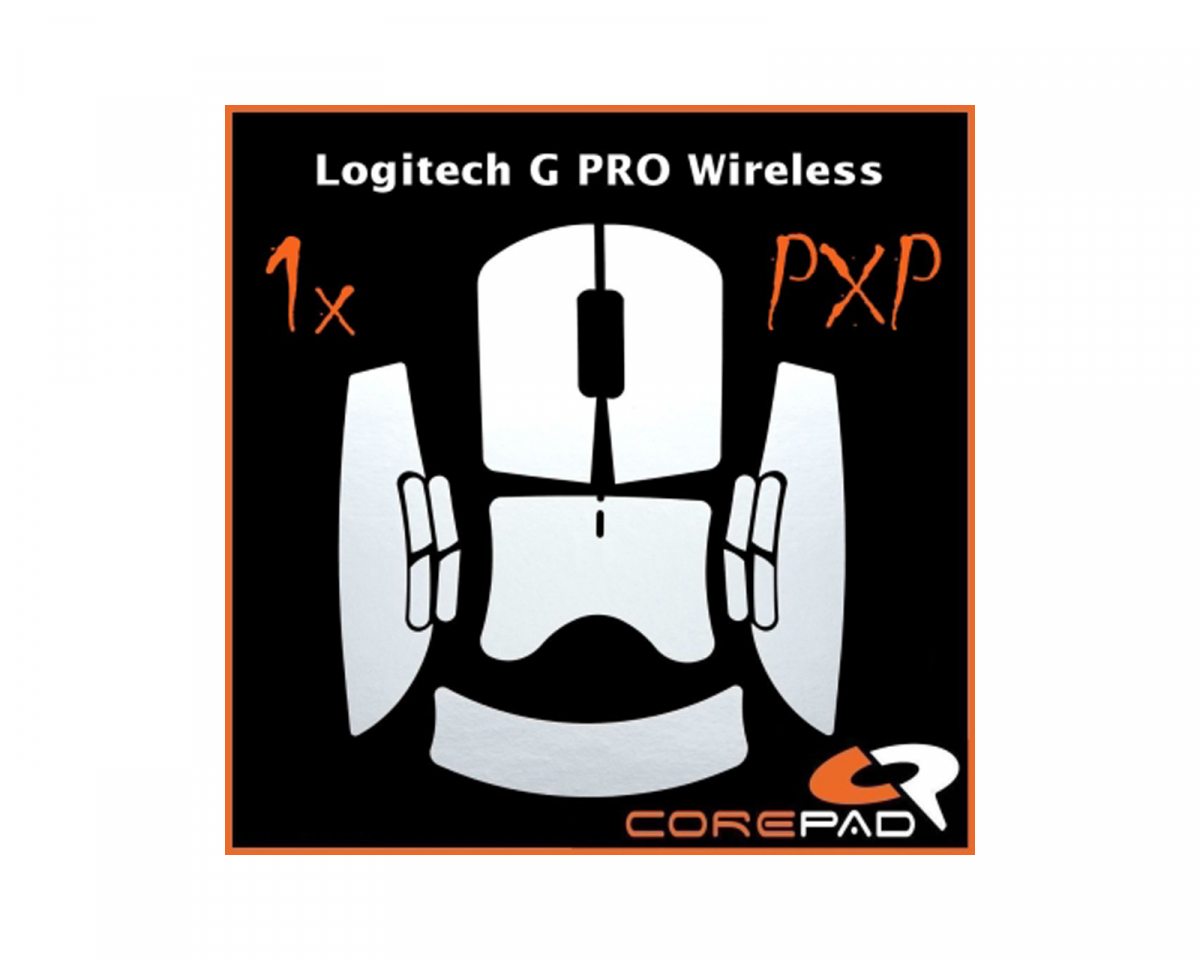 Corepad PXP Grips for Logitech G PRO Wireless - White - MaxGaming.com