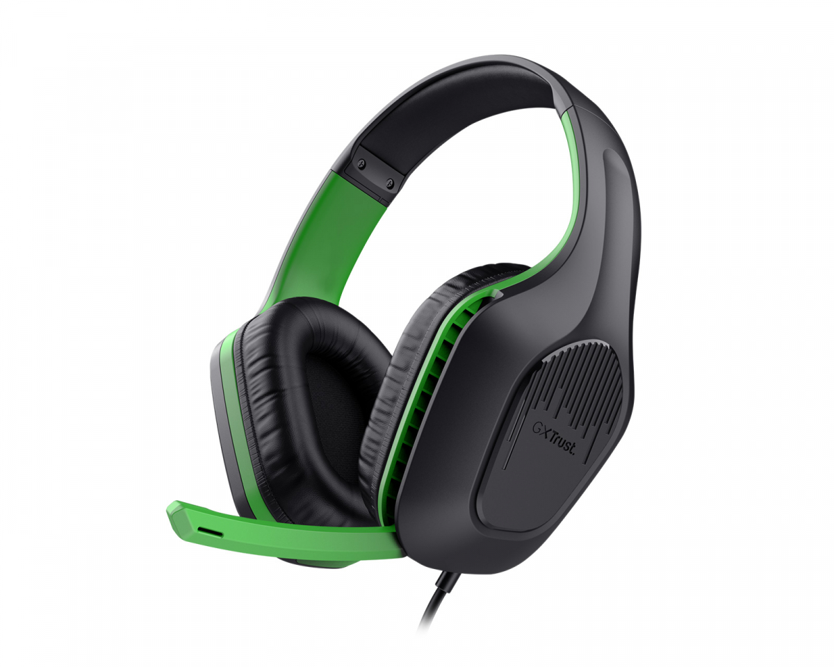 Trust GXT 415X Zirox Gaming Headset Xbox - Blach/Green - MaxGaming.com