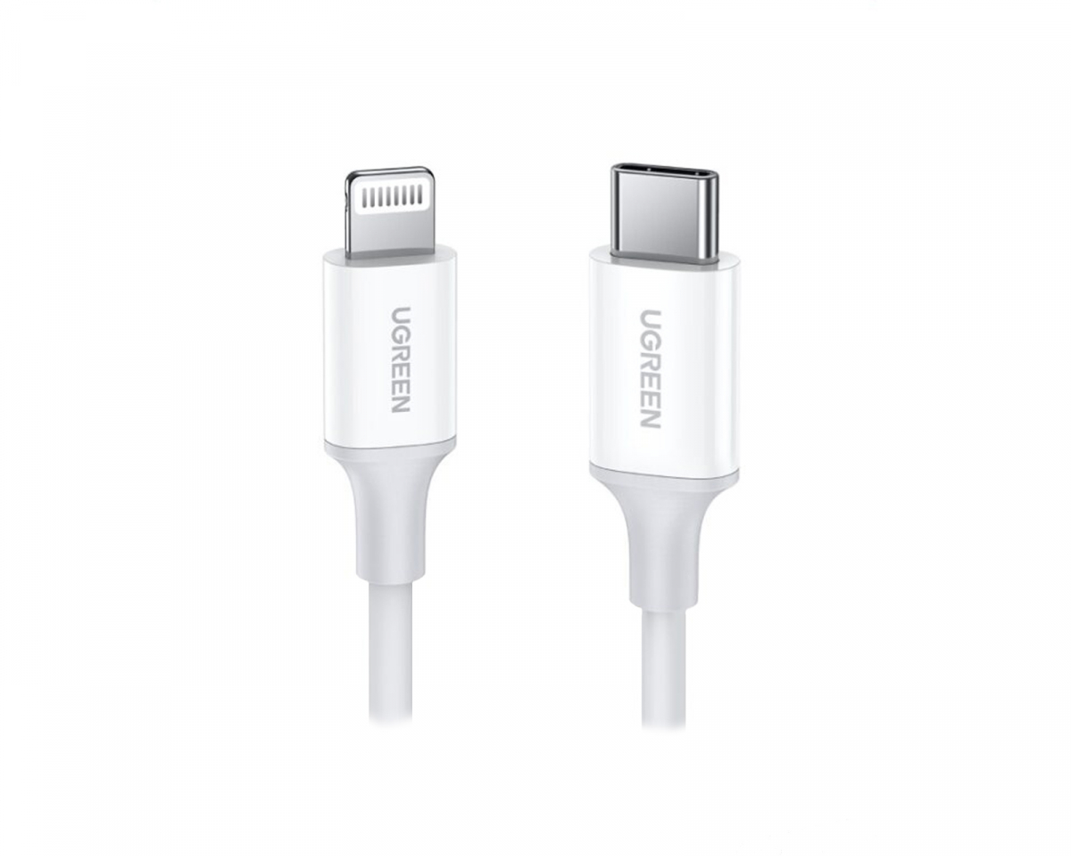 UGREEN USB Lightning to USB Type-C 2m - White - MaxGaming.com