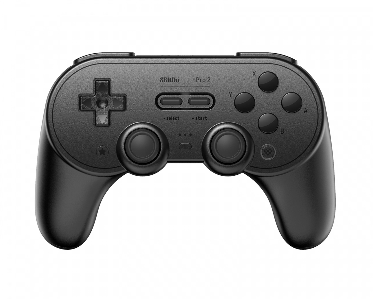 8Bitdo Pro 2 Bluetooth Gamepad Hall Effect Edition - Black - MaxGaming.com