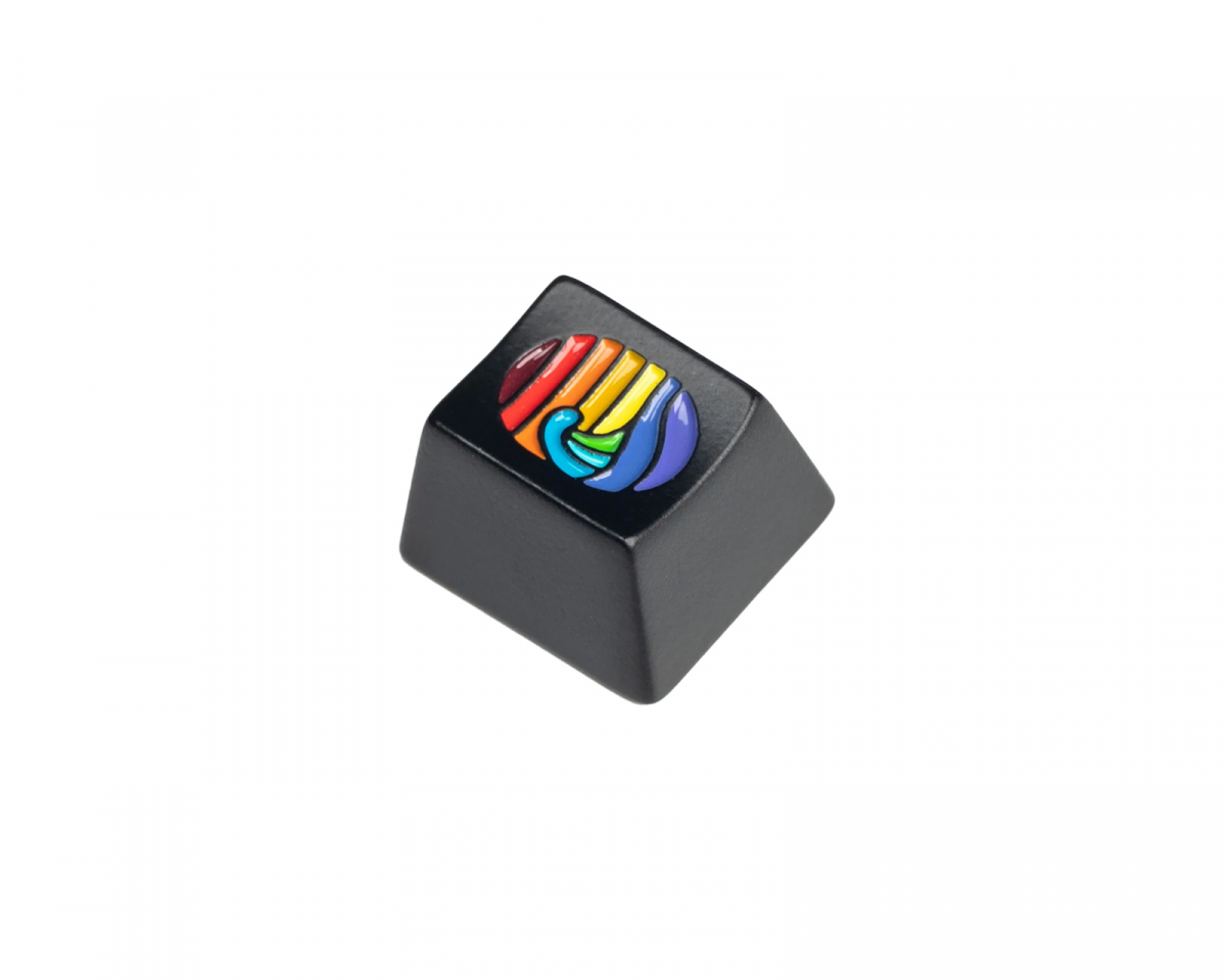 Keychron Colorful Great Wave Zinc Alloy Artisan Keycap - Black ...
