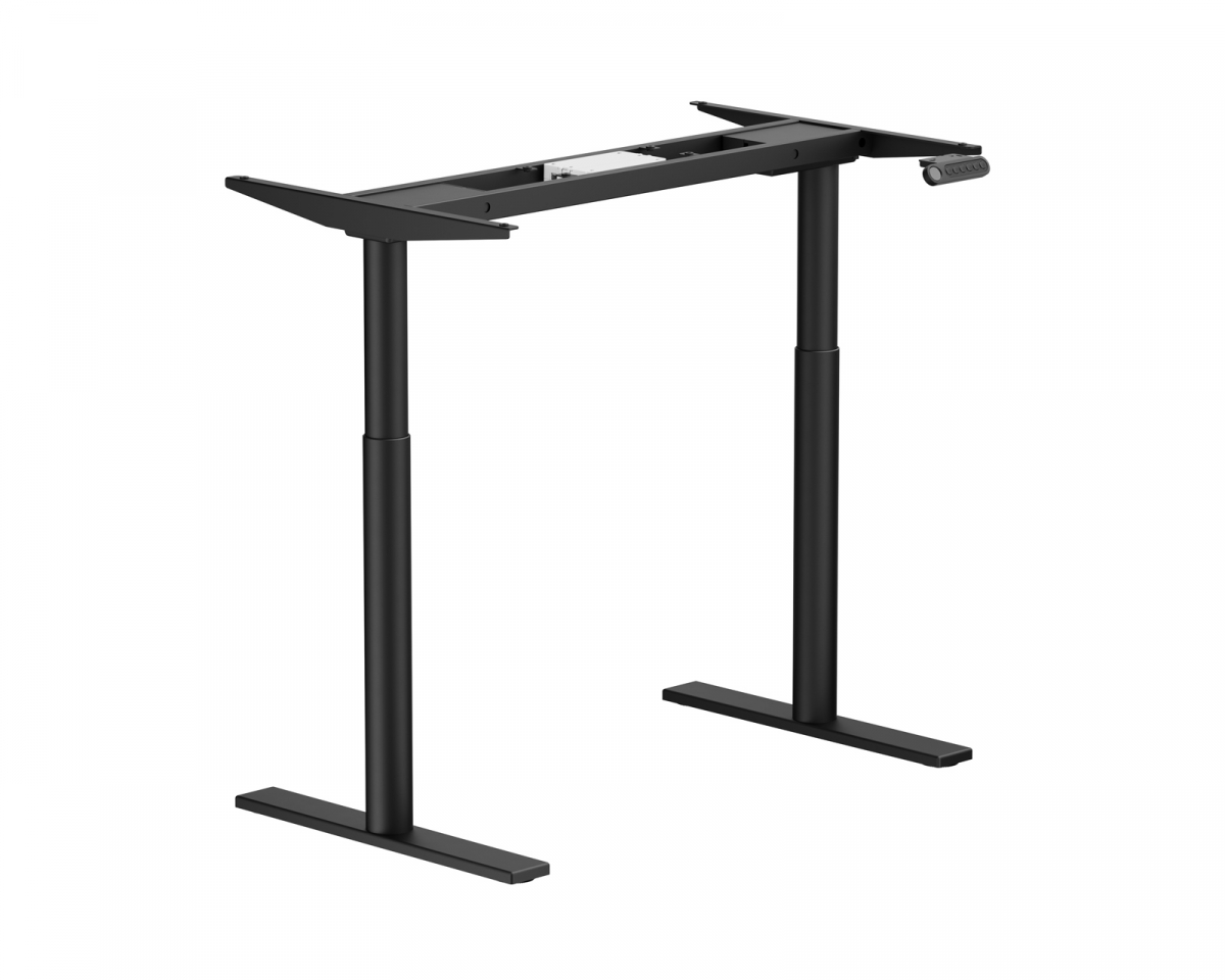 MaxMount Height Adjustable Desk Frame - Electric - Black - MaxGaming.com