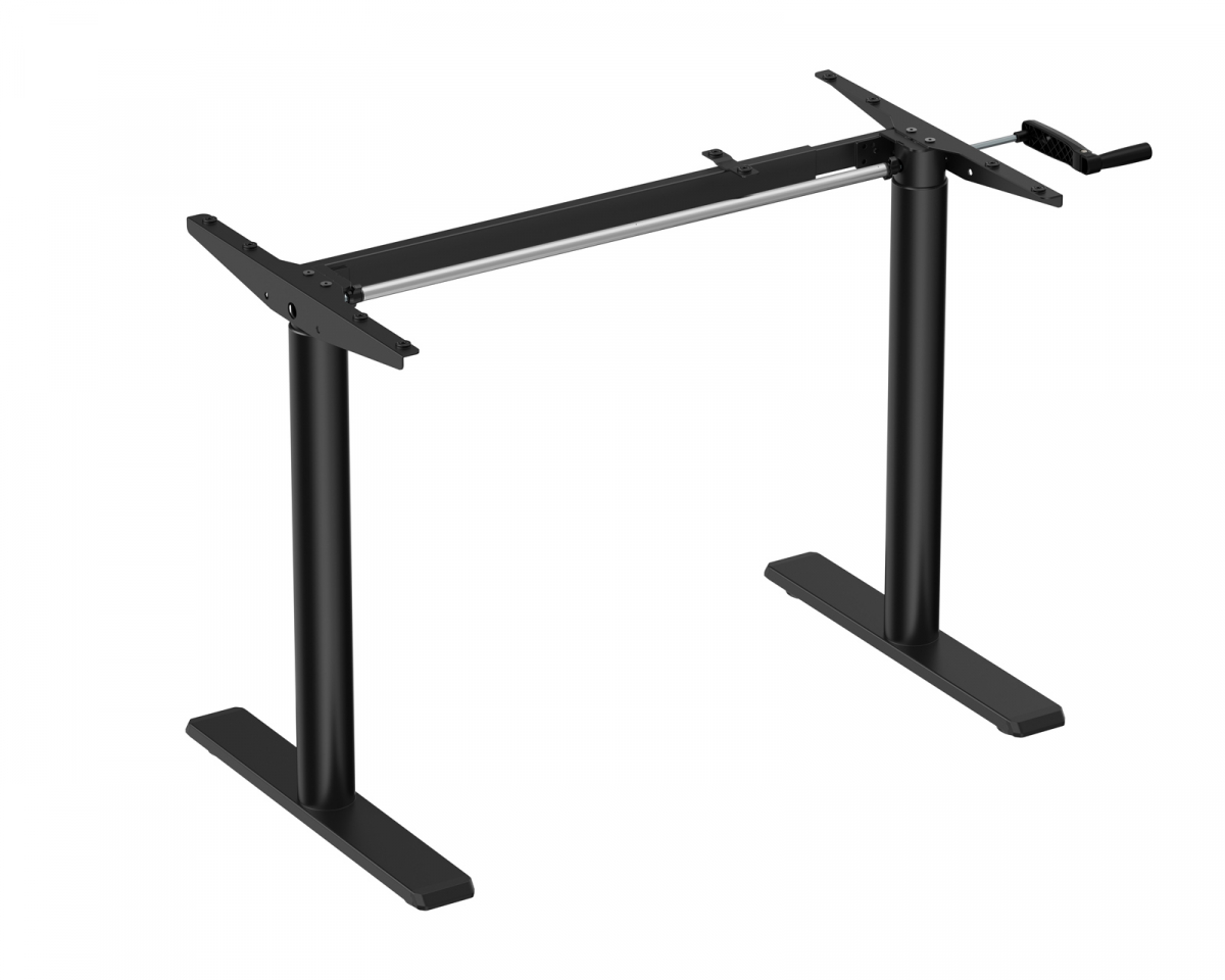 MaxMount Desk Frame Height Adjustable - Manual - Black - MaxGaming.com