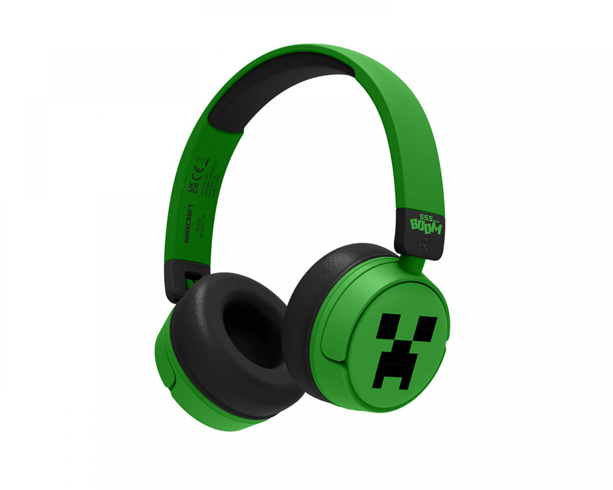 OTL Technologies Minecraft Junior Bluetooth On-Ear Wireless Headphones ...