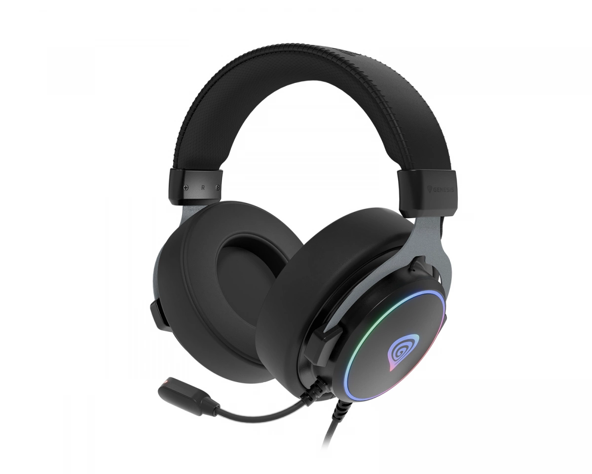 Genesis Neon 764 USB Gaming Headset RGB - Black - MaxGaming.com