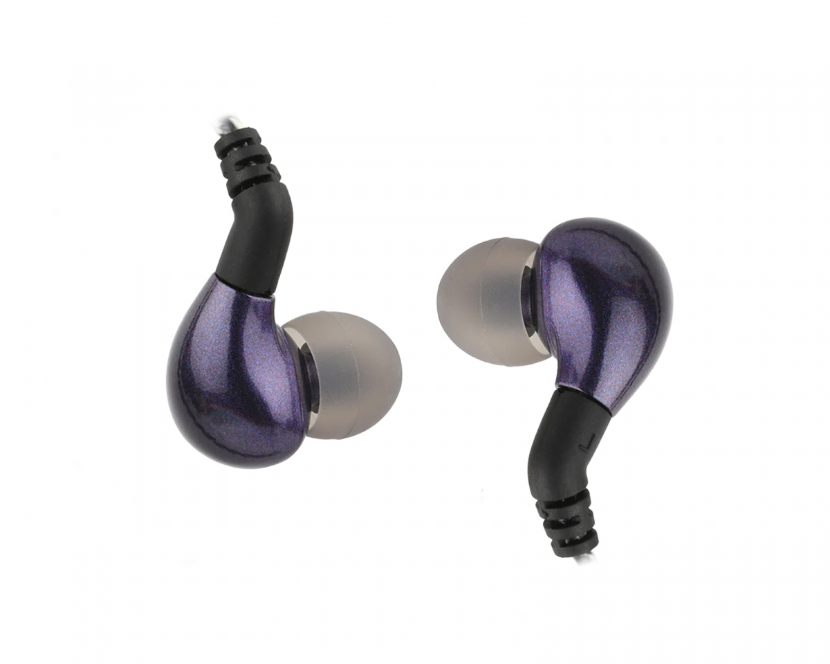 Blon BL03 IEM Headphones with 3.5mm Microphone - Purple - MaxGaming.com