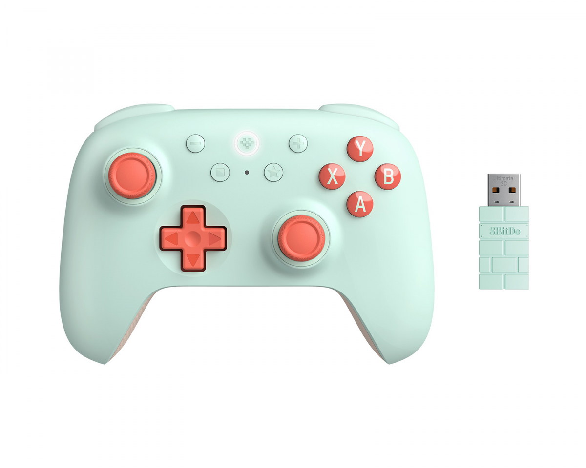 8Bitdo Ultimate 2C 2.4G Wireless Controller Hall Effect - Mint ...