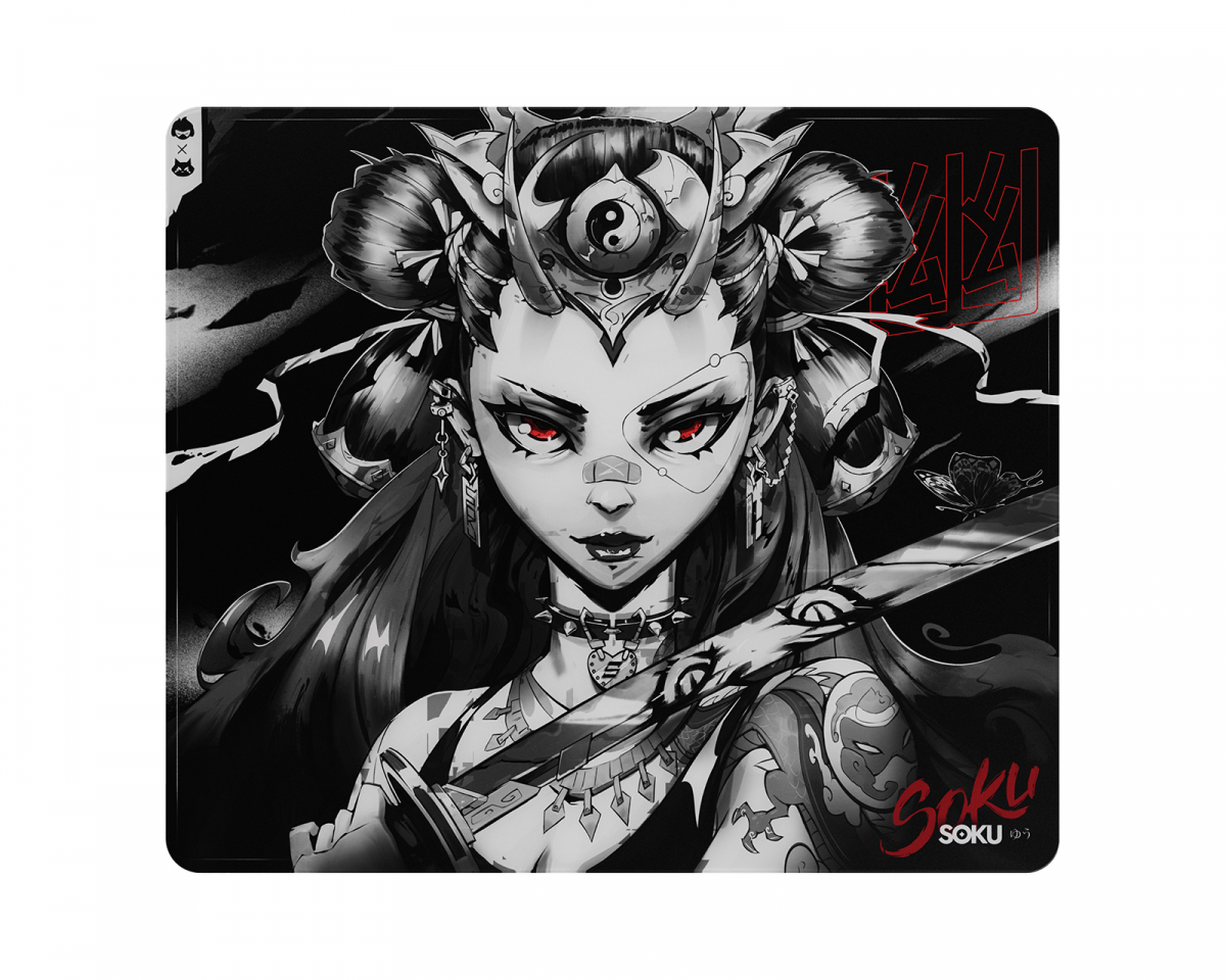 SOKU Fujin - Limited Edition Glass Mousepad - MaxGaming.com