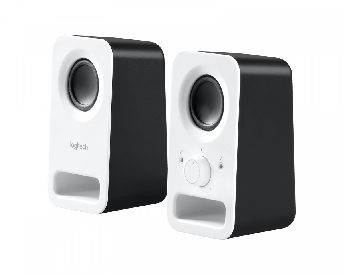 Logitech Z150 Stereo Speakers - White - MaxGaming.com