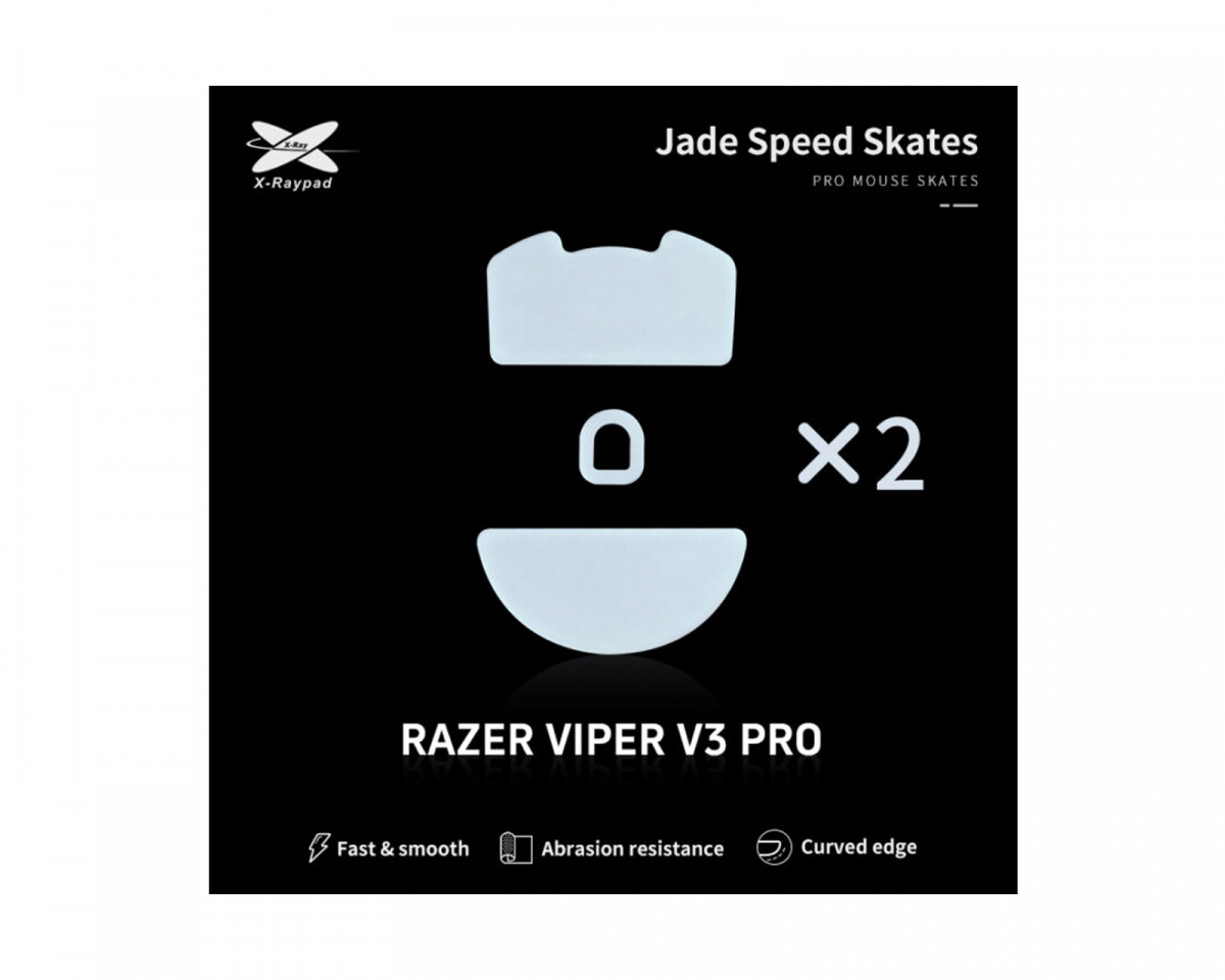 X-raypad Jade Mouse Skates for Razer Viper V3 Pro - MaxGaming.com