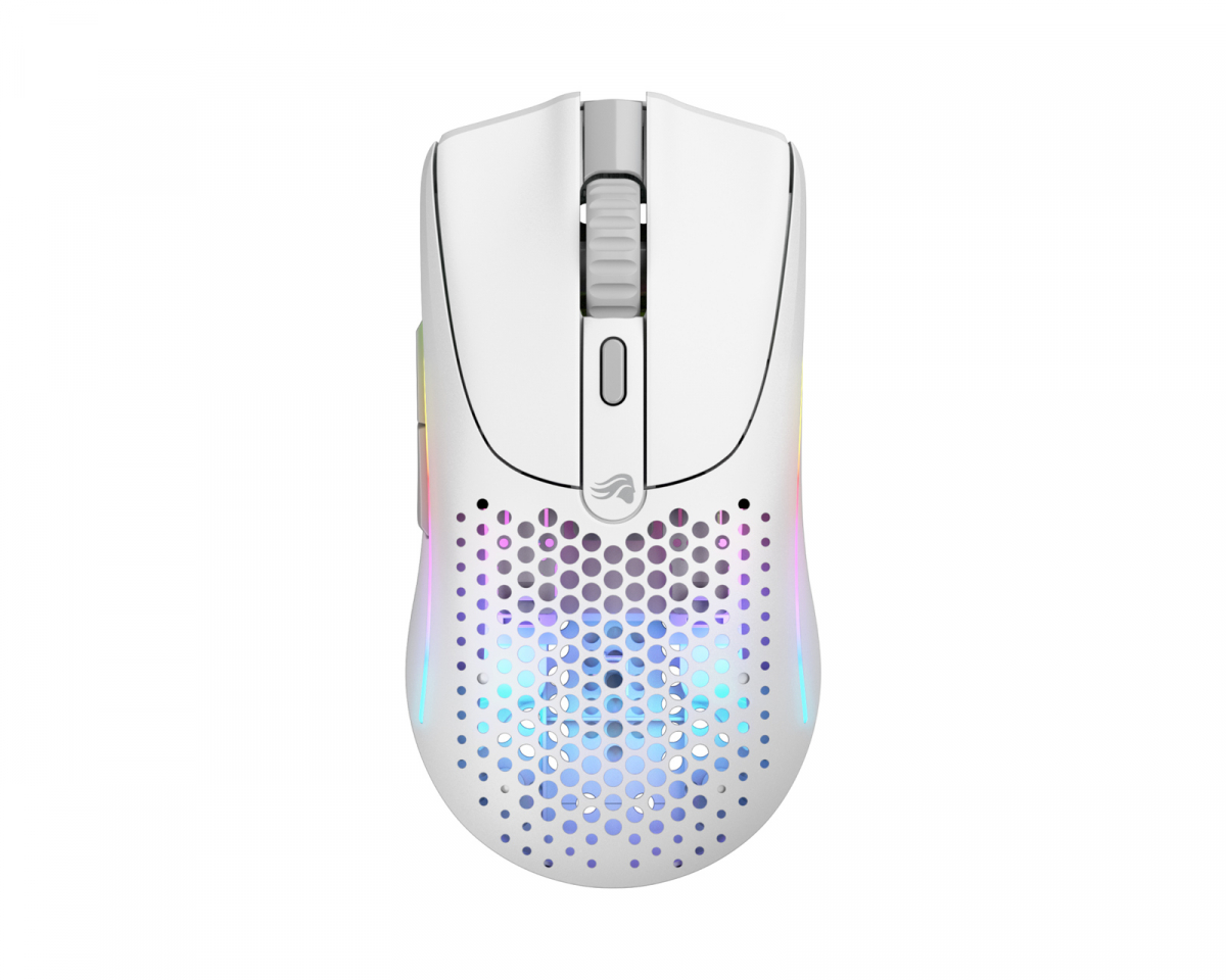 Glorious Model O 2 Mini Wireless Gaming Mouse - Matte White - MaxGaming.com