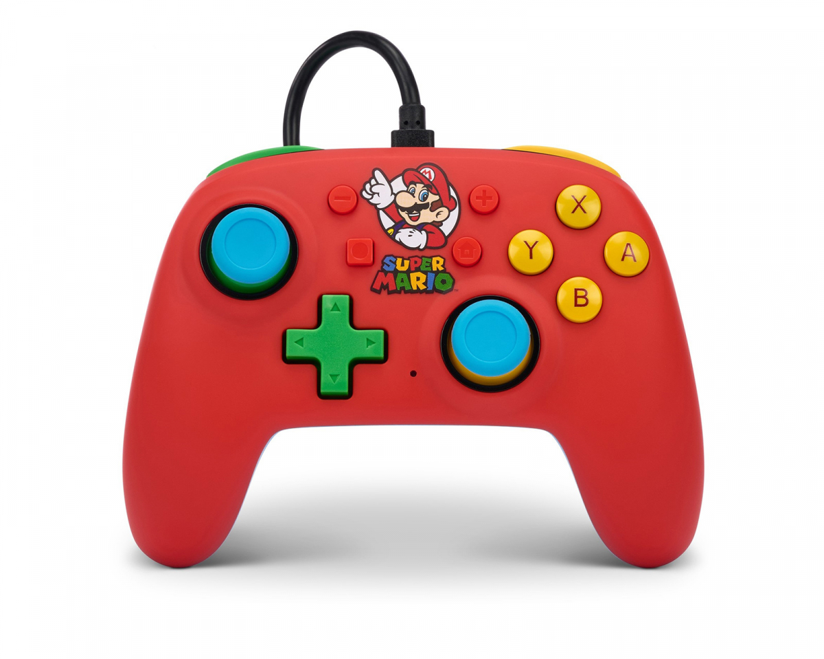 PowerA Nano Wired Controller for Nintendo Switch - Mario Medley ...
