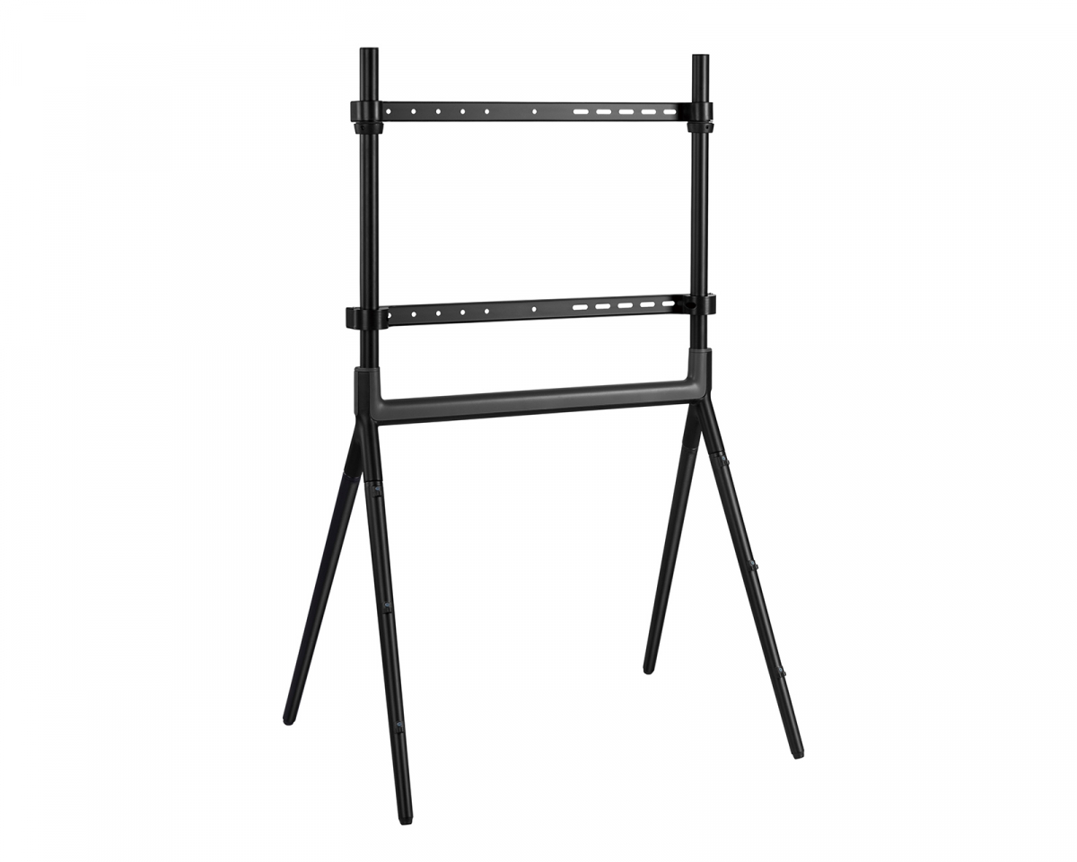 MaxMount Metal TV Stand - Screens 49”-70” - Black - MaxGaming.com