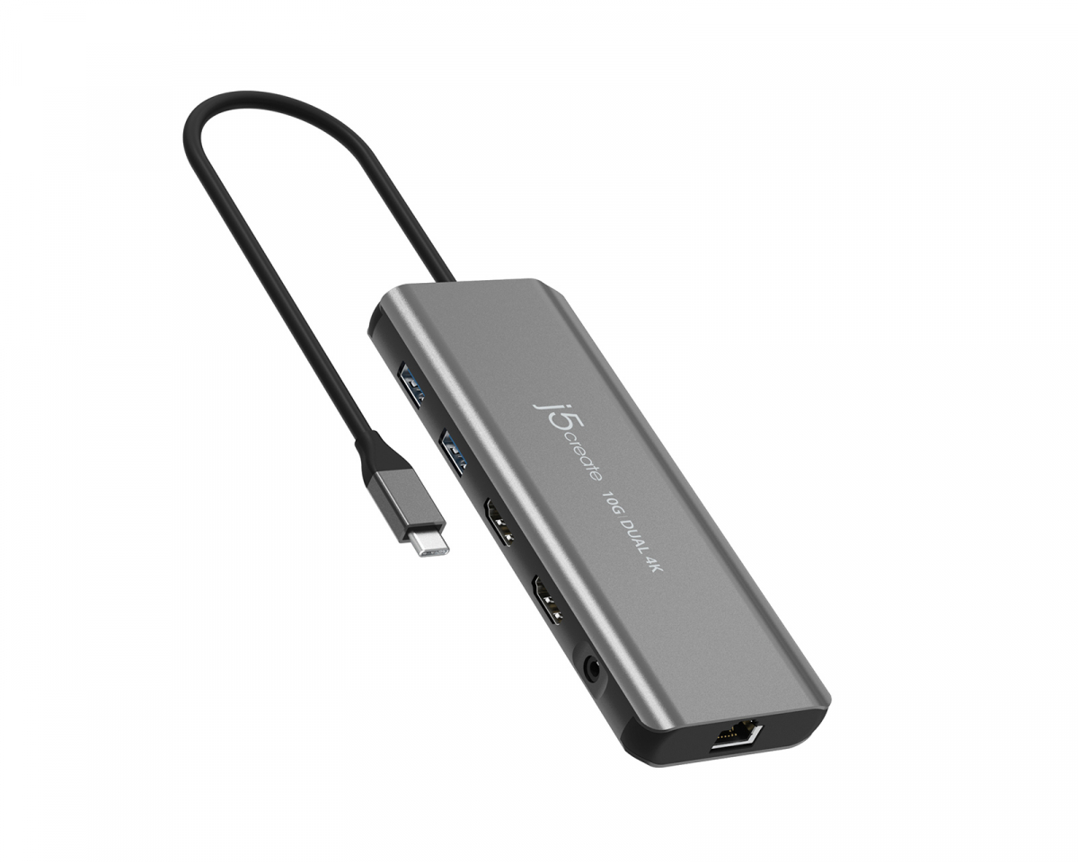 j5create USB-C Dual 4K HDMI Mini Dock - MaxGaming.com