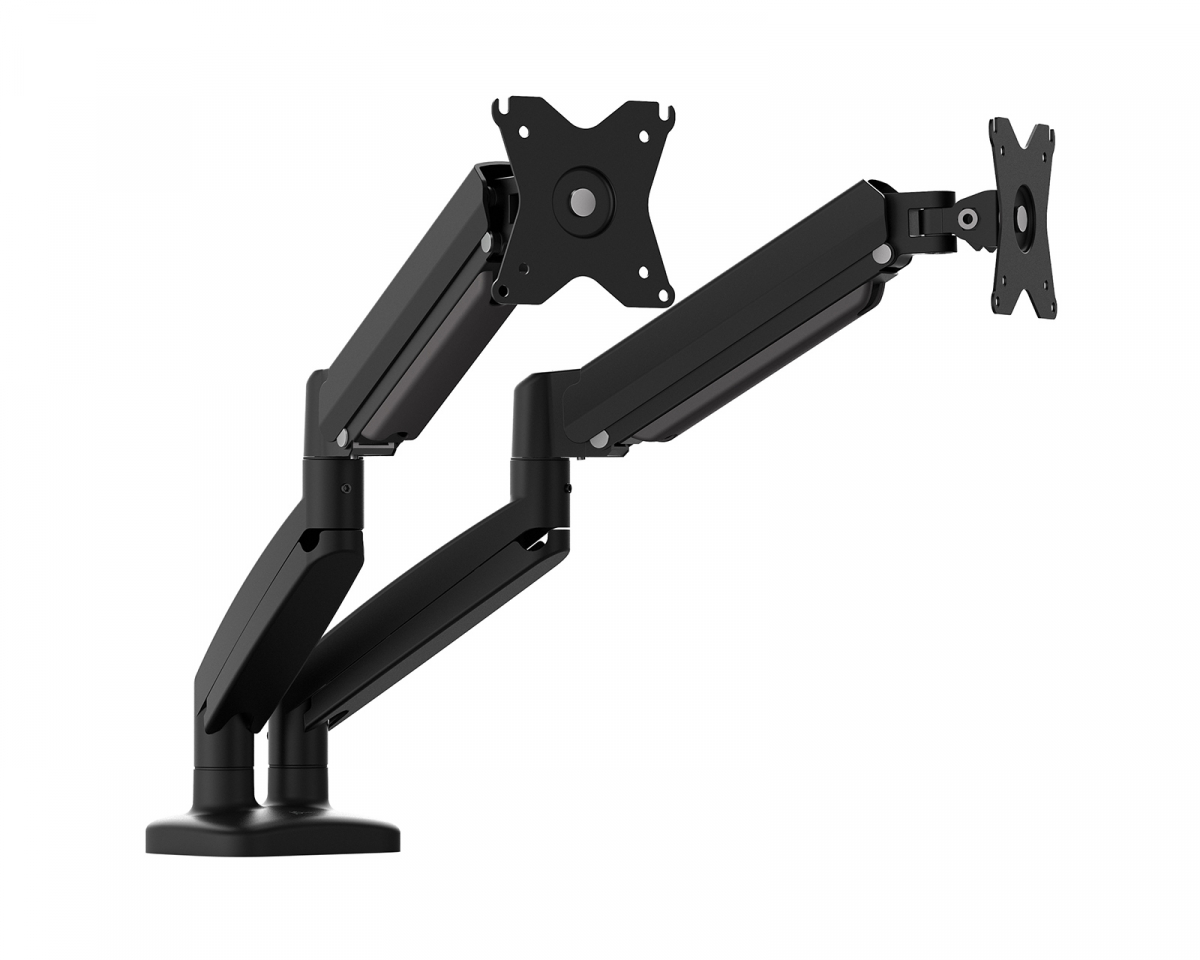j5create Ergonomic Dual Monitor Mount - MaxGaming.com