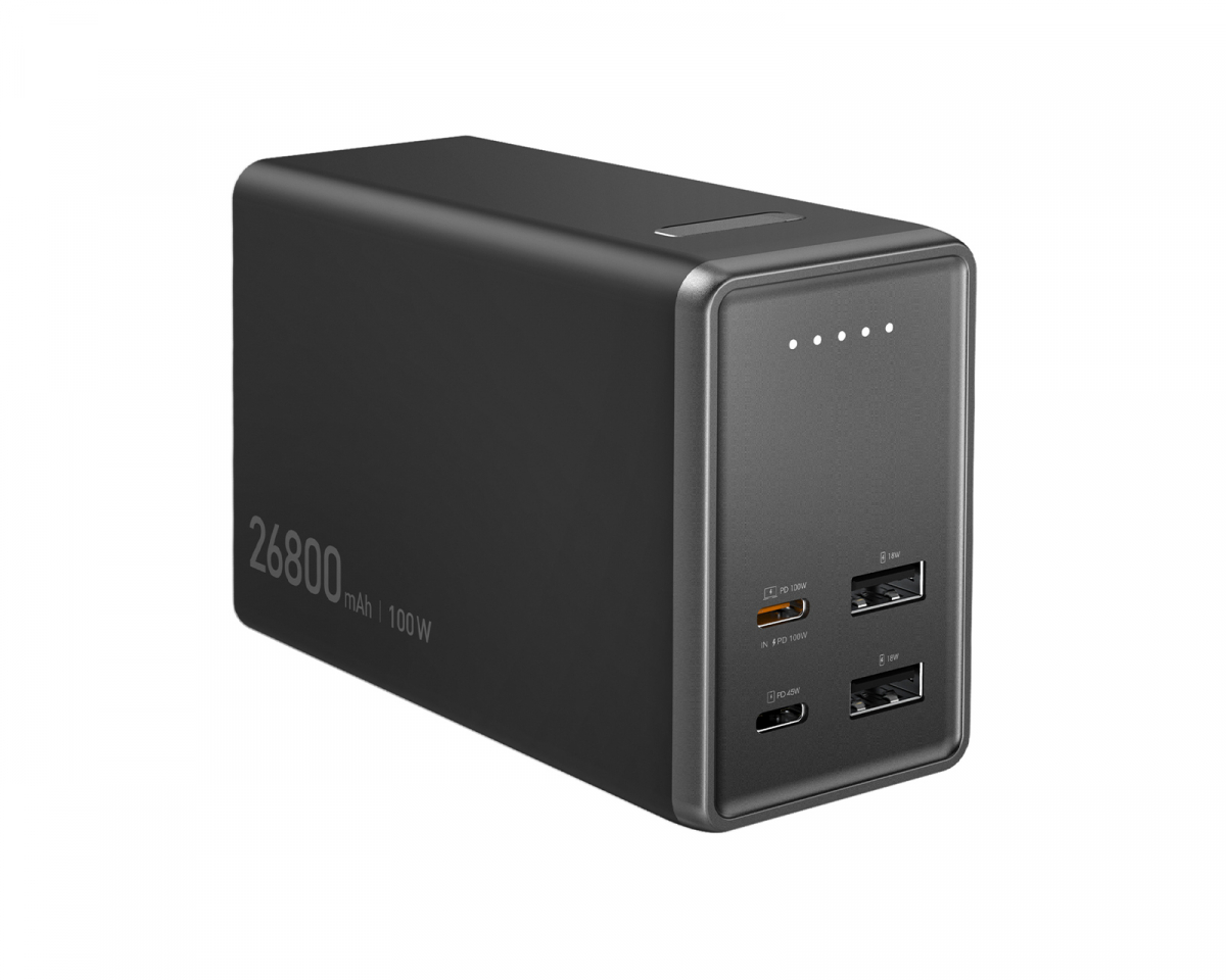 j5create 100W Power Bank - 4-port - 26800 mAh - MaxGaming.com