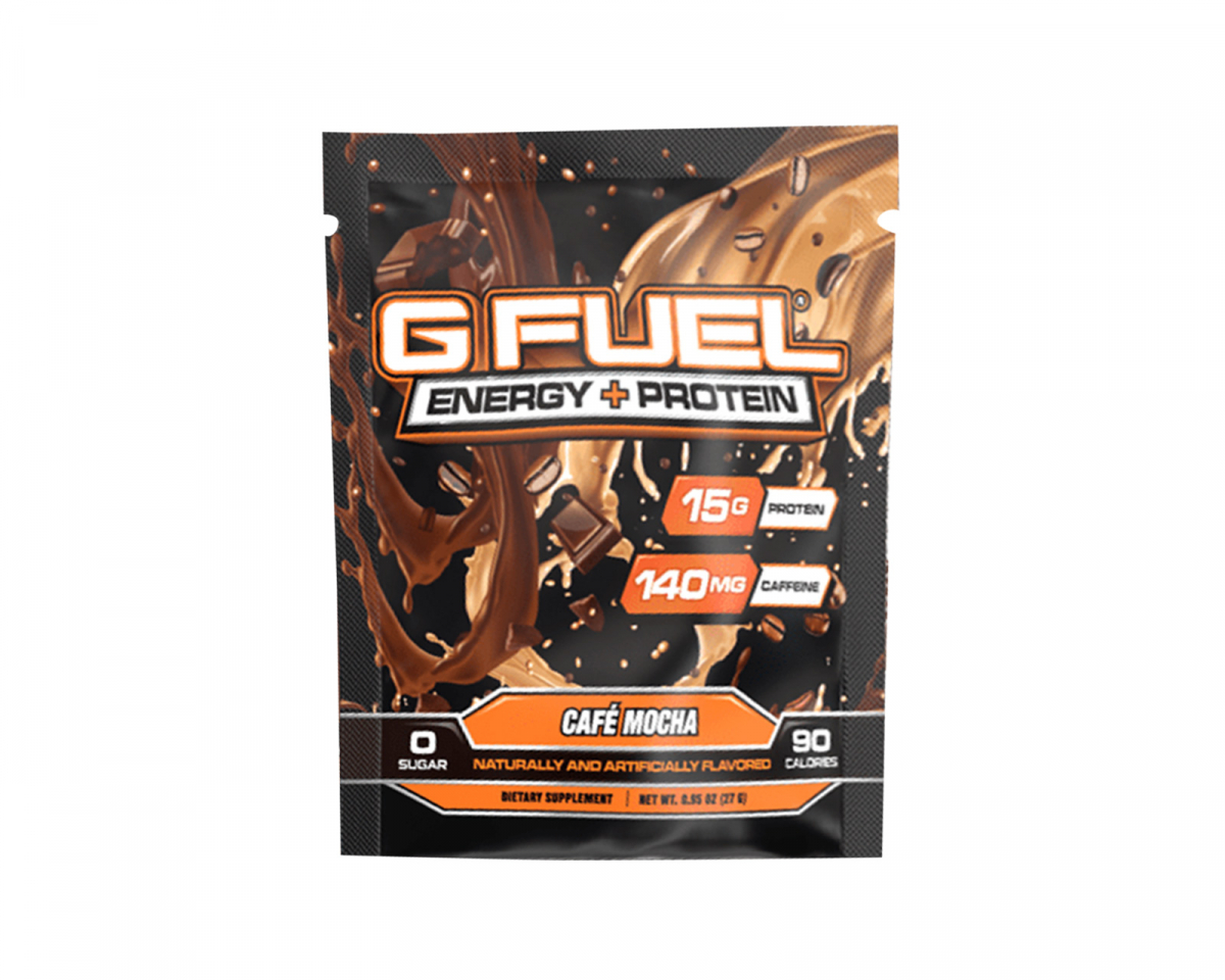 G FUEL Energy + Protein Café Mocha - Single Serving - MaxGaming.com