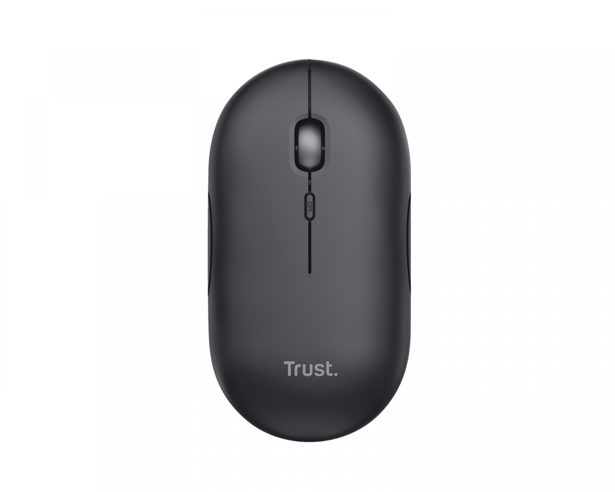 Trust Puck Rechargeable Bluetooth Mouse - Black - MaxGaming.com