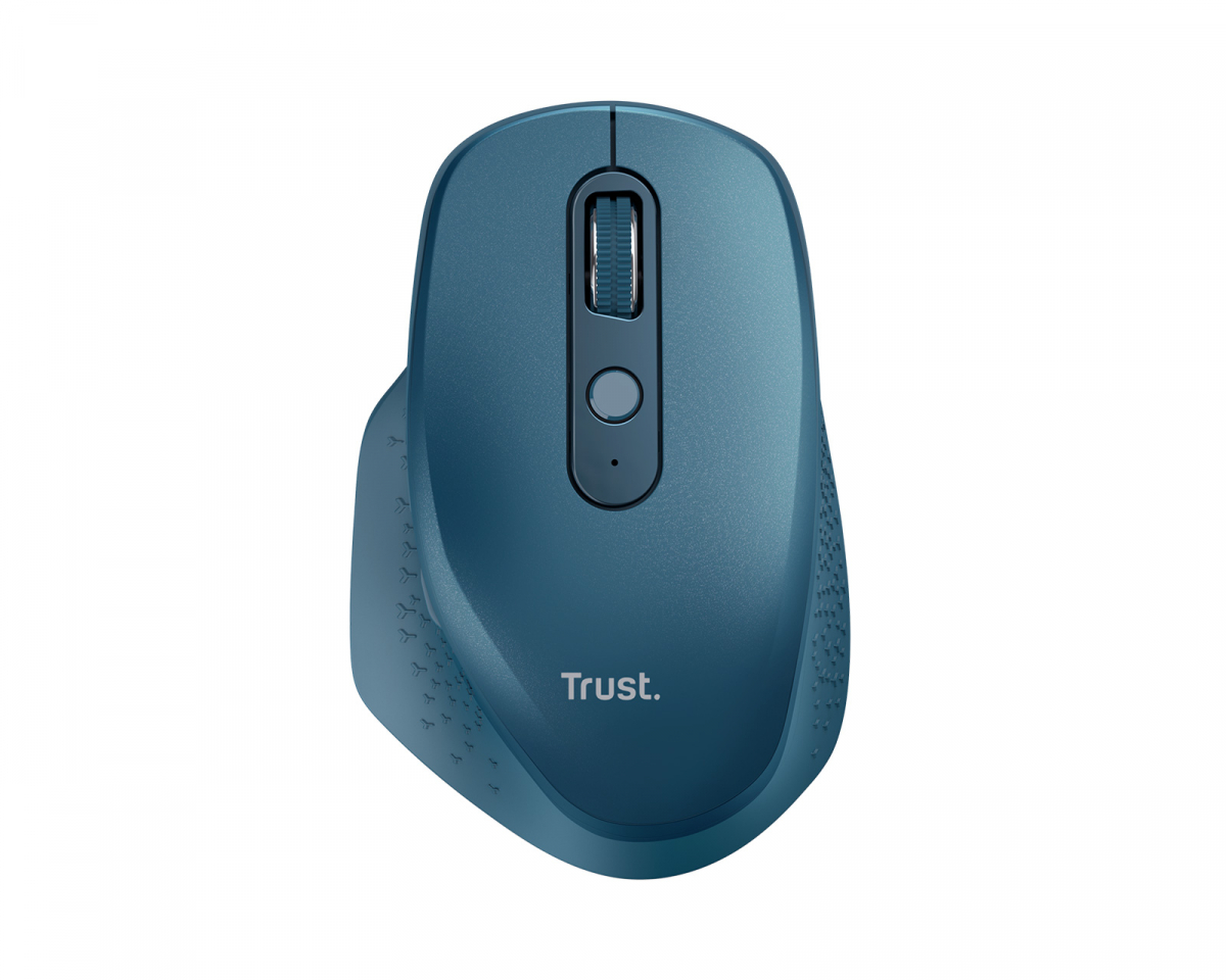 Trust Ozaa Rechargeable Wireless Mouse - Blue - MaxGaming.com