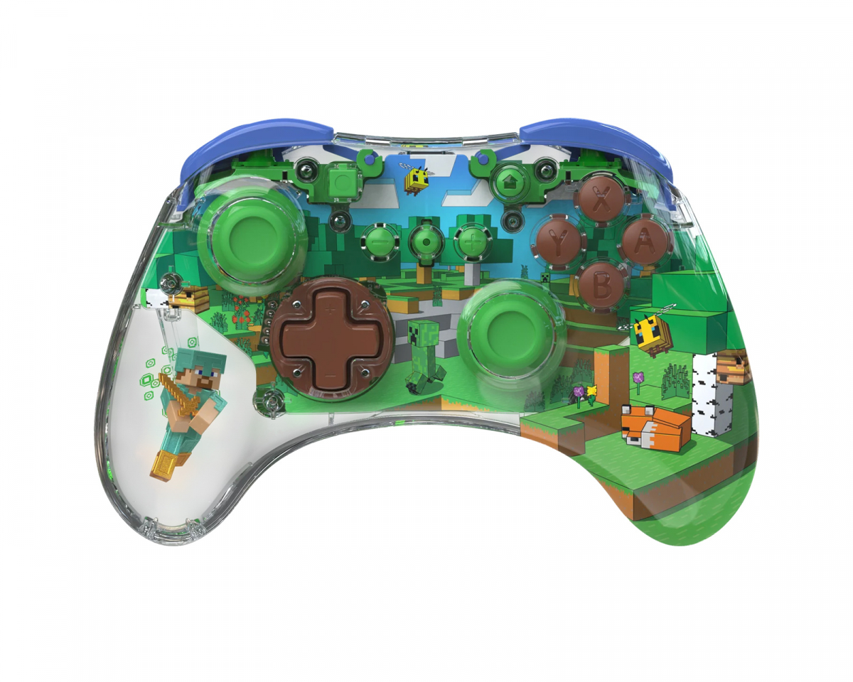 PDP REALMz Wireless Controller - Minecraft Forest Biome - MaxGaming.com