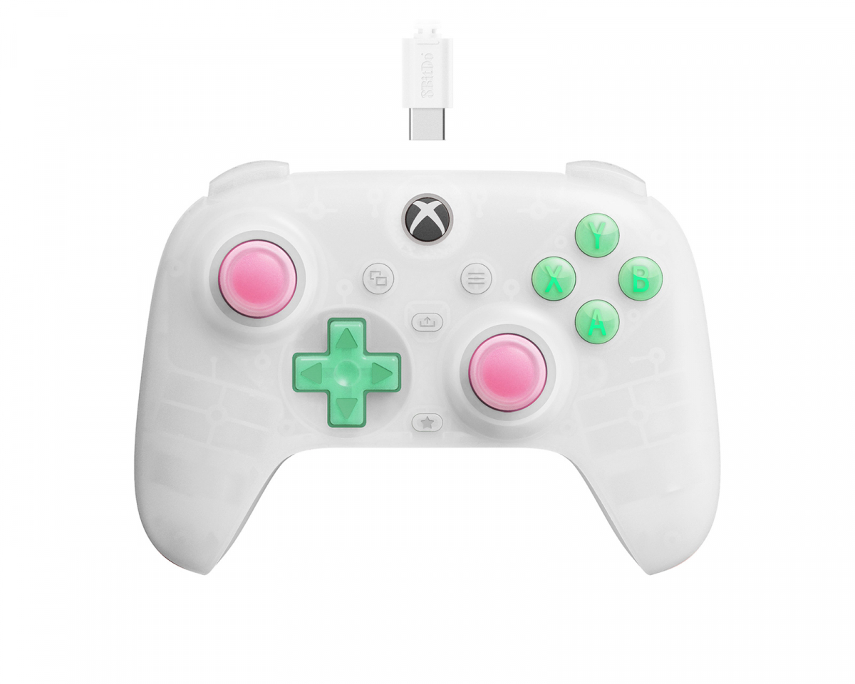 8Bitdo Ultimate Mini Wired Controller for Xbox - Clear White ...
