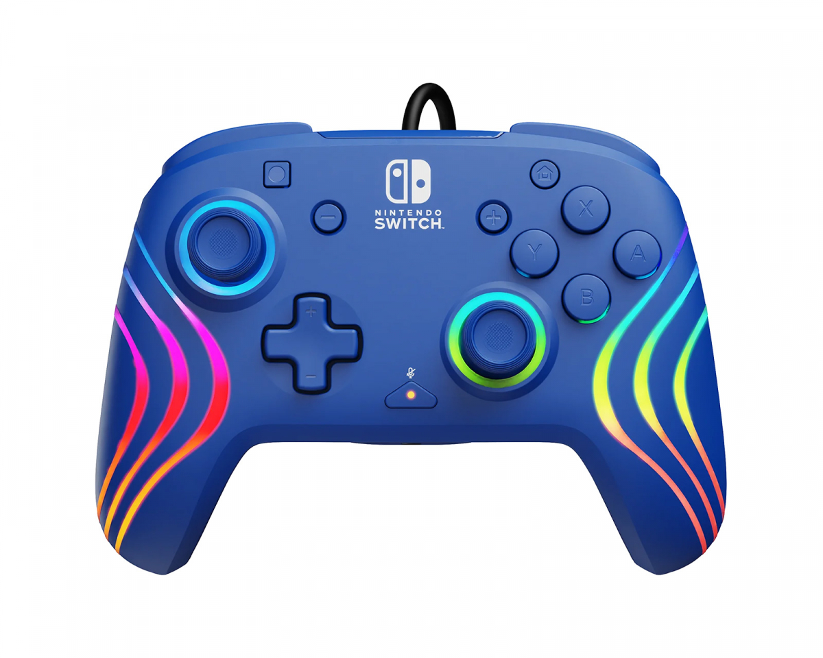 PDP Afterglow Wave Wired Controller - Blue (Nintendo Switch ...