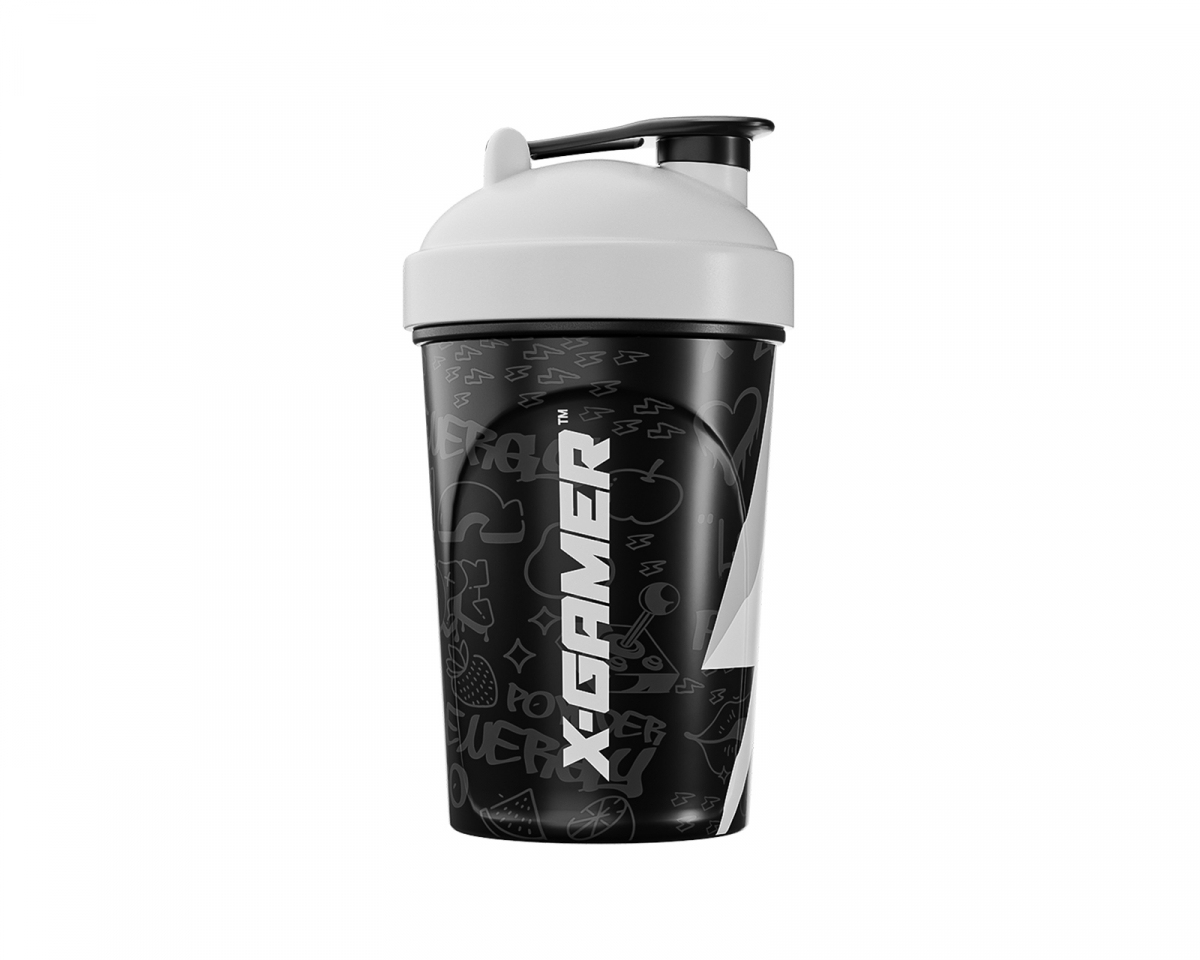 X-Gamer X-Zero Shaker 500ml - Black & Grey - MaxGaming.com