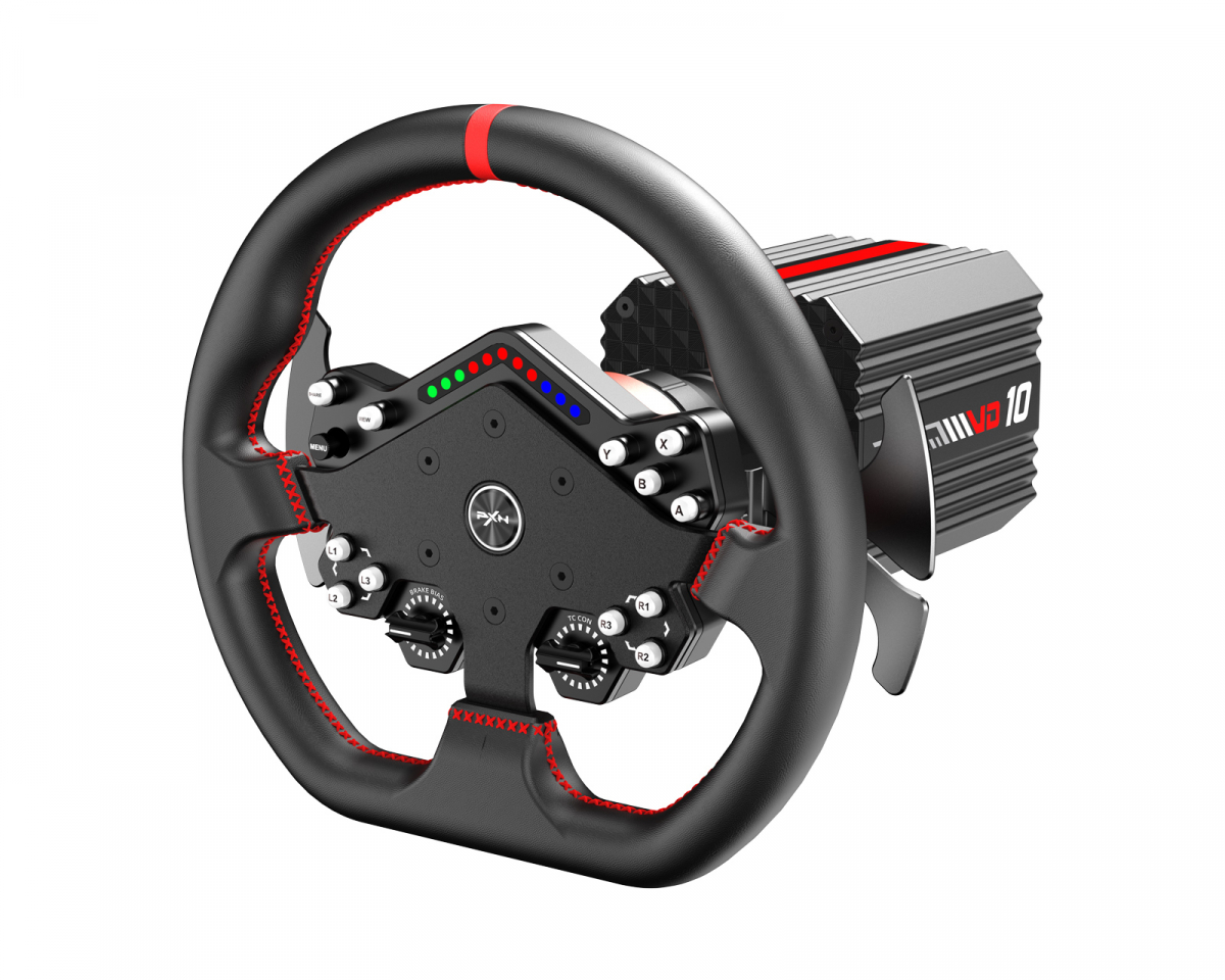 PXN VD10 Racing Simulator (VD10 Base, WDS R2 Wheel) - MaxGaming.com