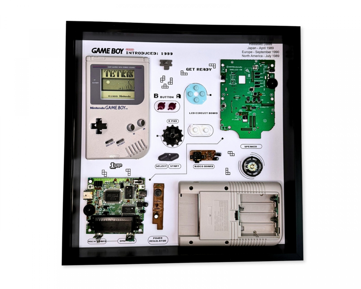 GRC Retro Art Nintendo Gameboy Original Console Display - Grey ...