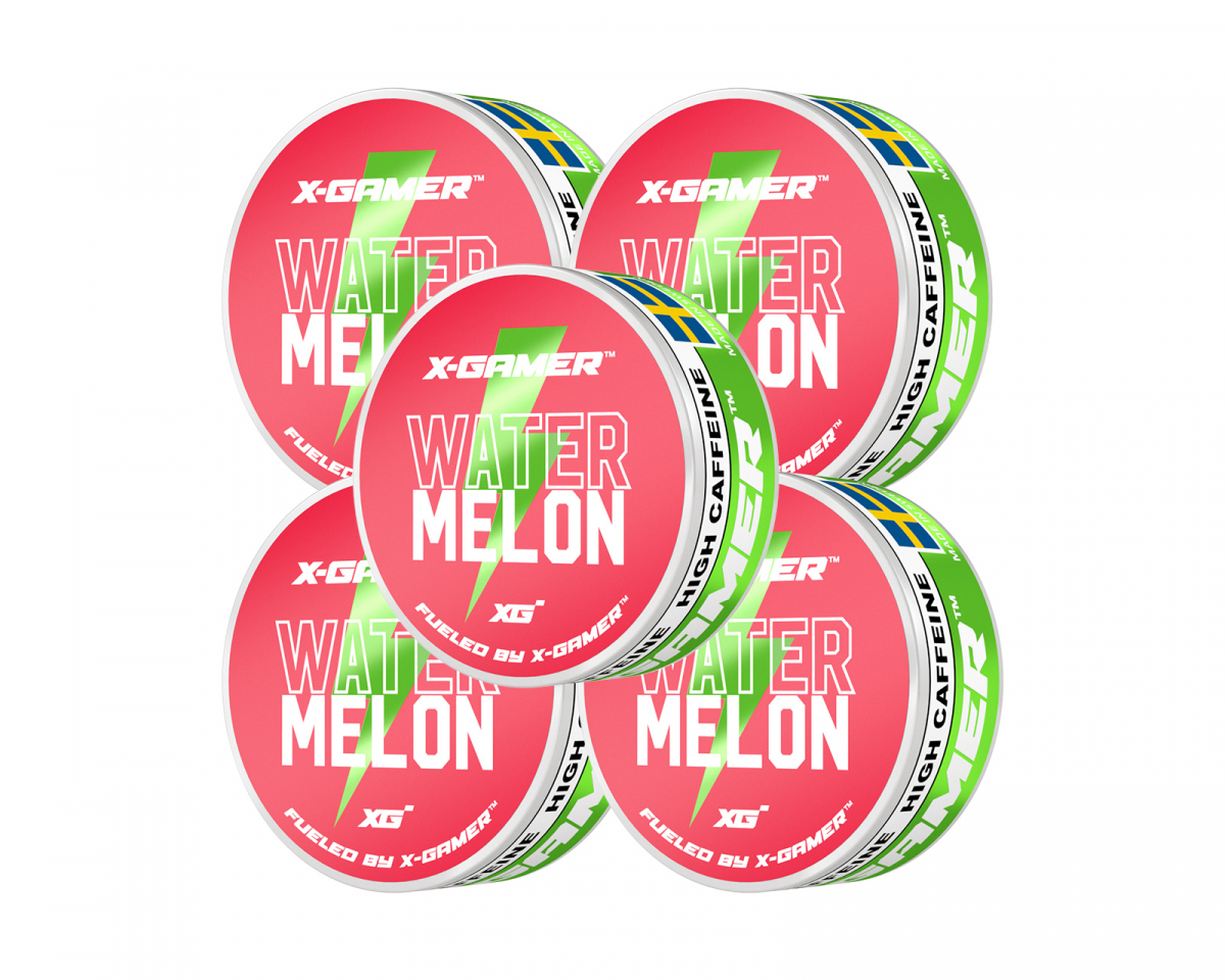 X-Gamer Pouch Energy - Watermelon (5-Pack) - MaxGaming.com