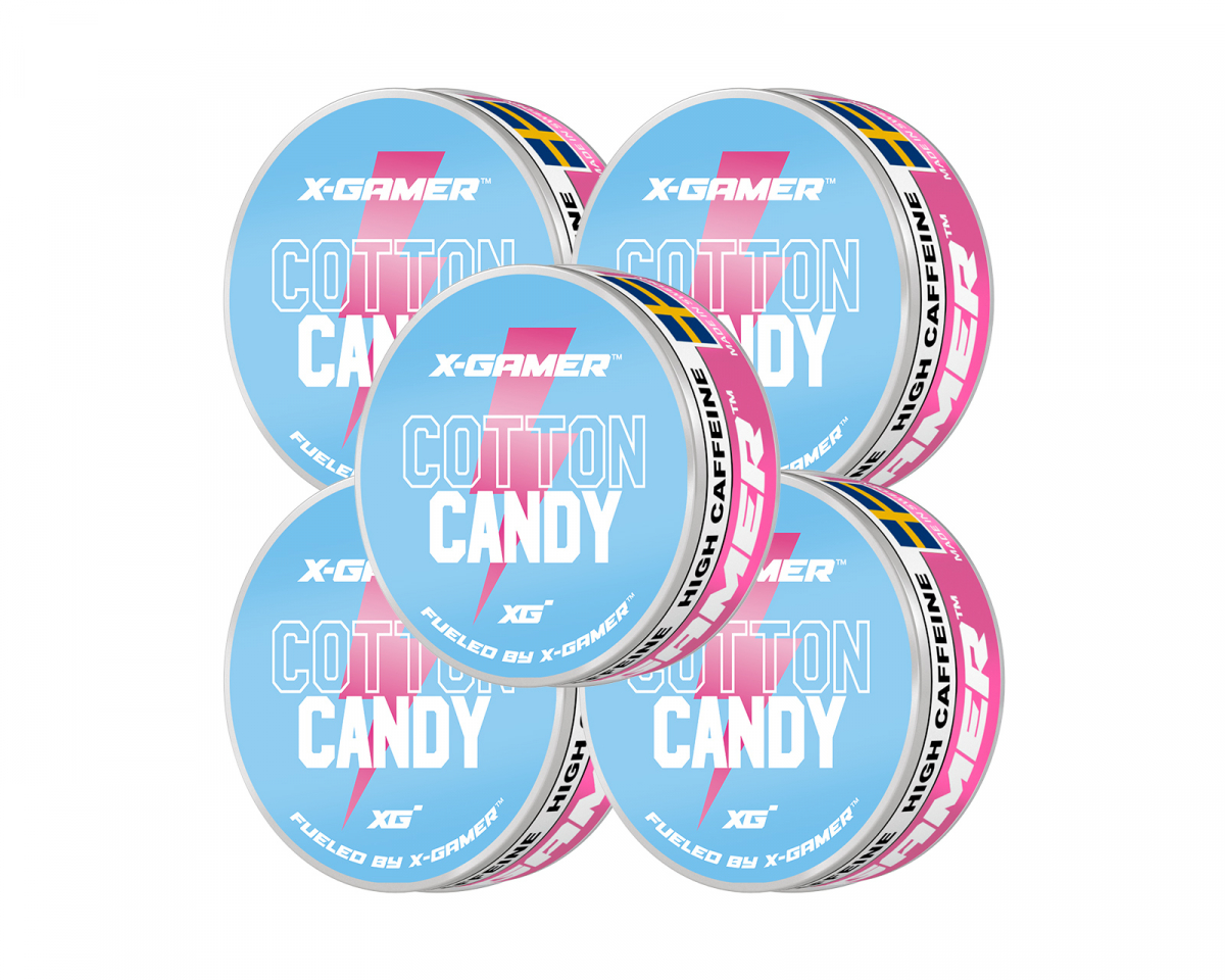 X-Gamer Pouch Energy - Cotton Candy (5-Pack) - MaxGaming.com