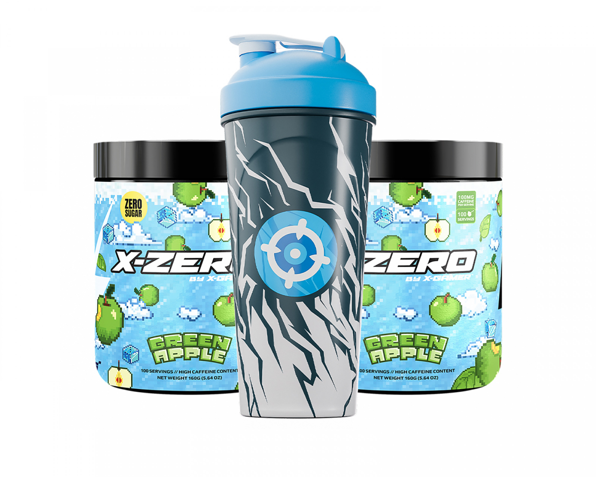 X-Zero Green Apple - 2 x 100 Servings - MaxGaming.com