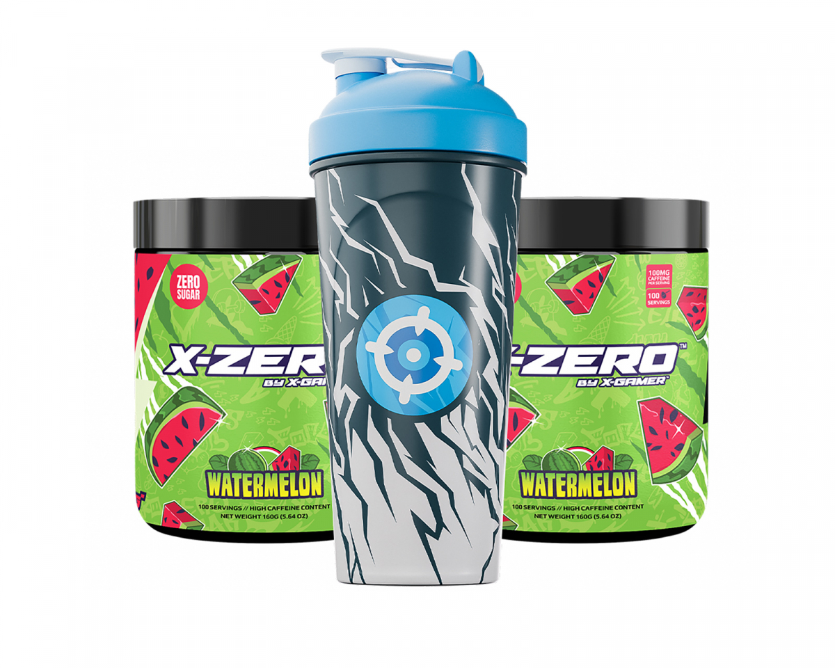 X-Gamer X-Zero Watermelon - 2 x 100 Servings - MaxGaming.com