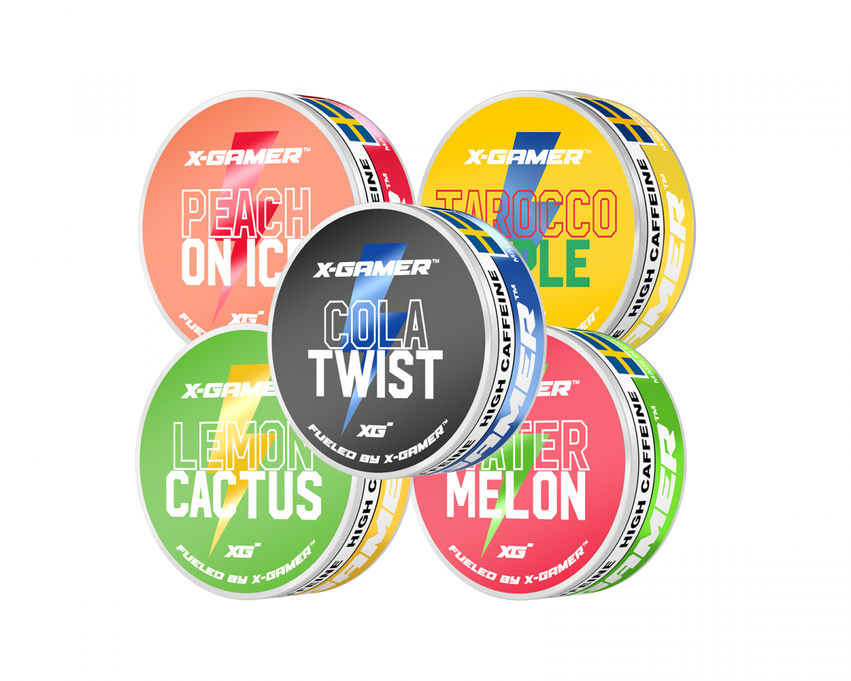 X-Gamer Pouch Energy - Combo (5-Pack) - MaxGaming.com